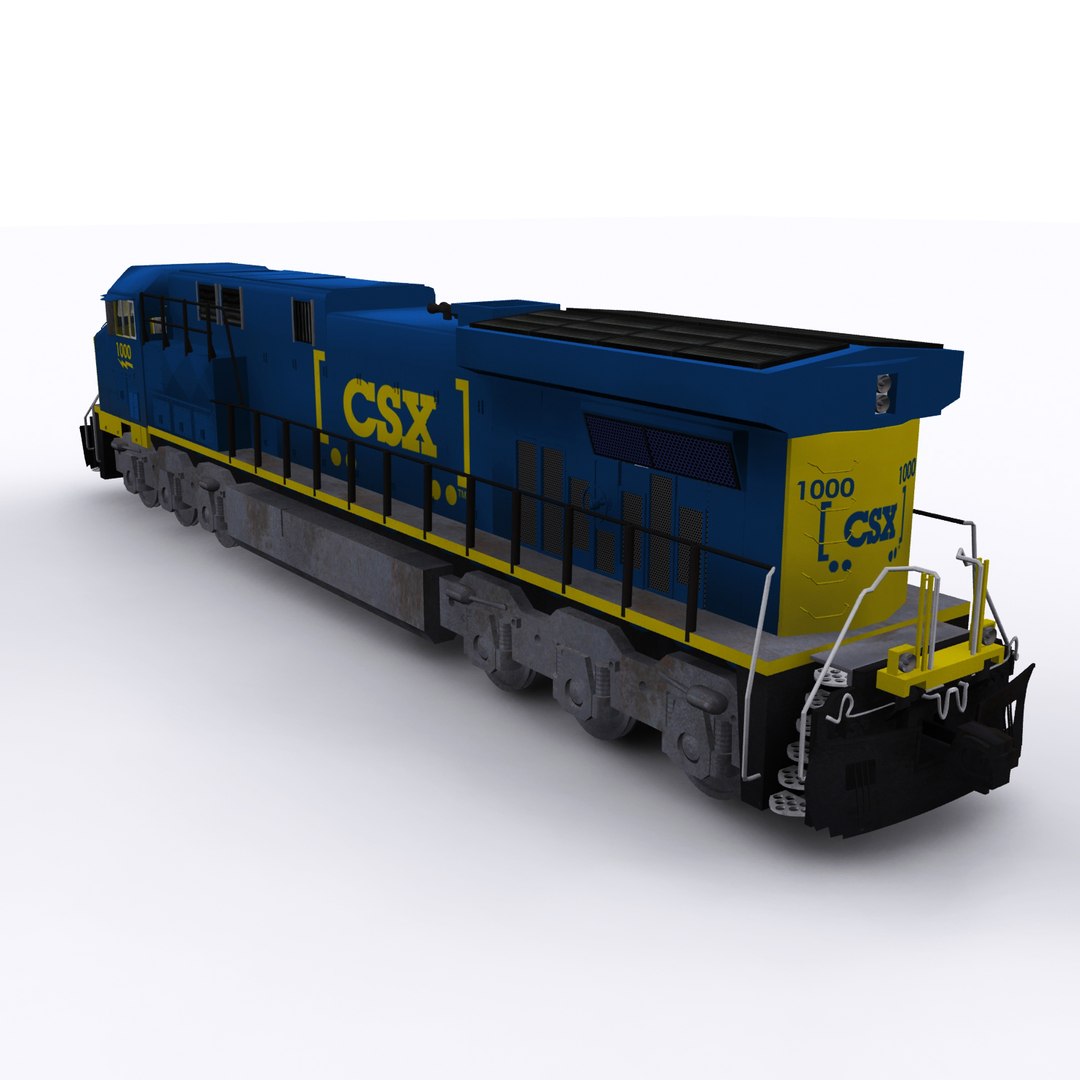 3D Csx Locomotive Hopper Model - TurboSquid 1378968
