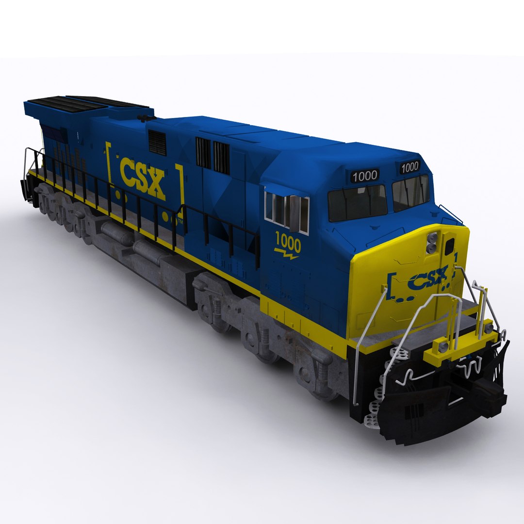 3D Csx Locomotive Hopper Model - TurboSquid 1378968