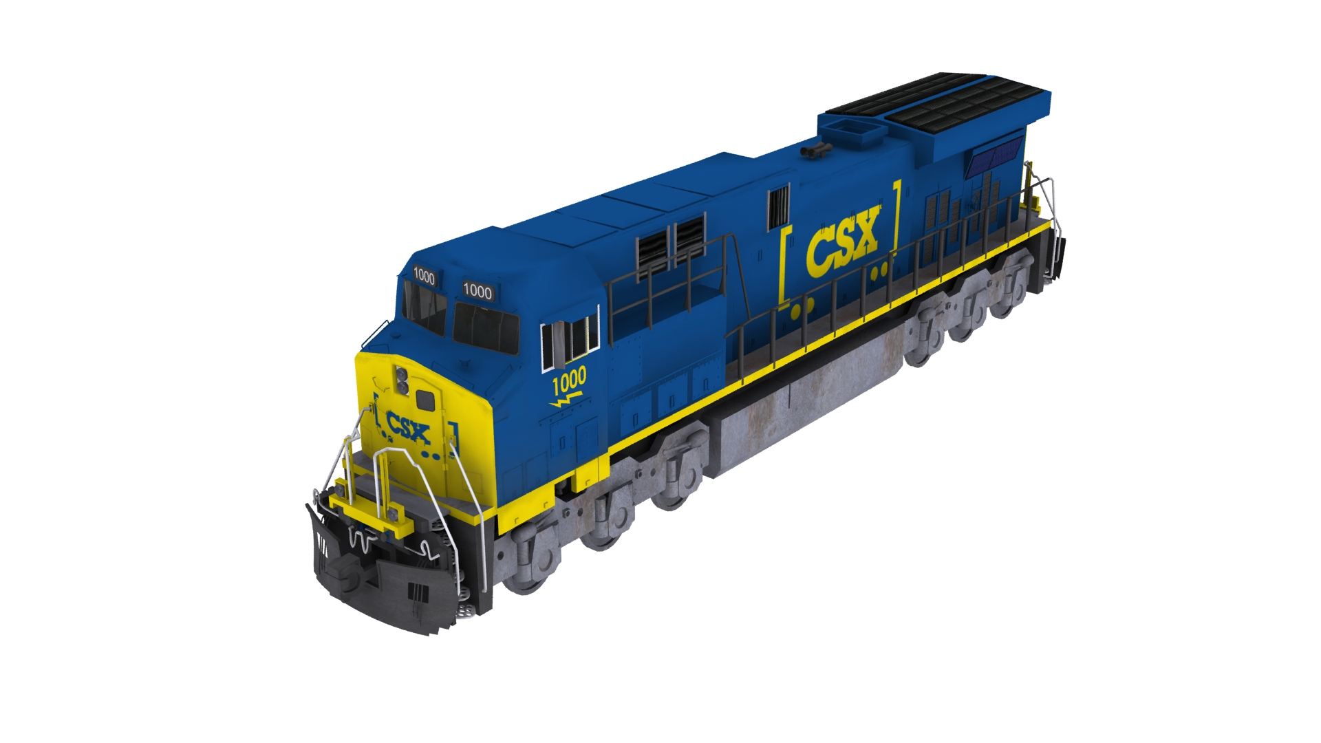 3D Csx Locomotive Hopper Model - TurboSquid 1378968