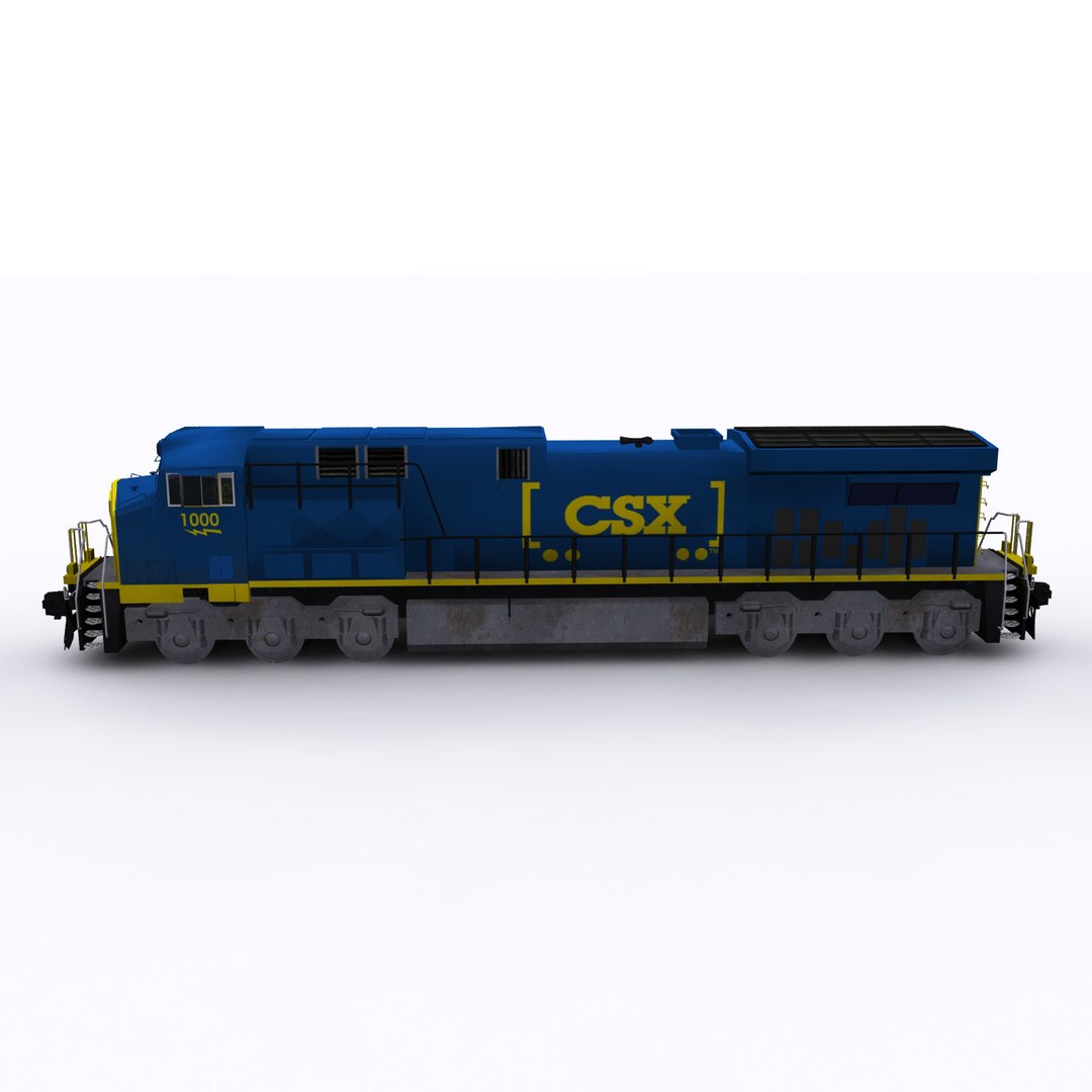 3D Csx Locomotive Hopper Model - TurboSquid 1378968