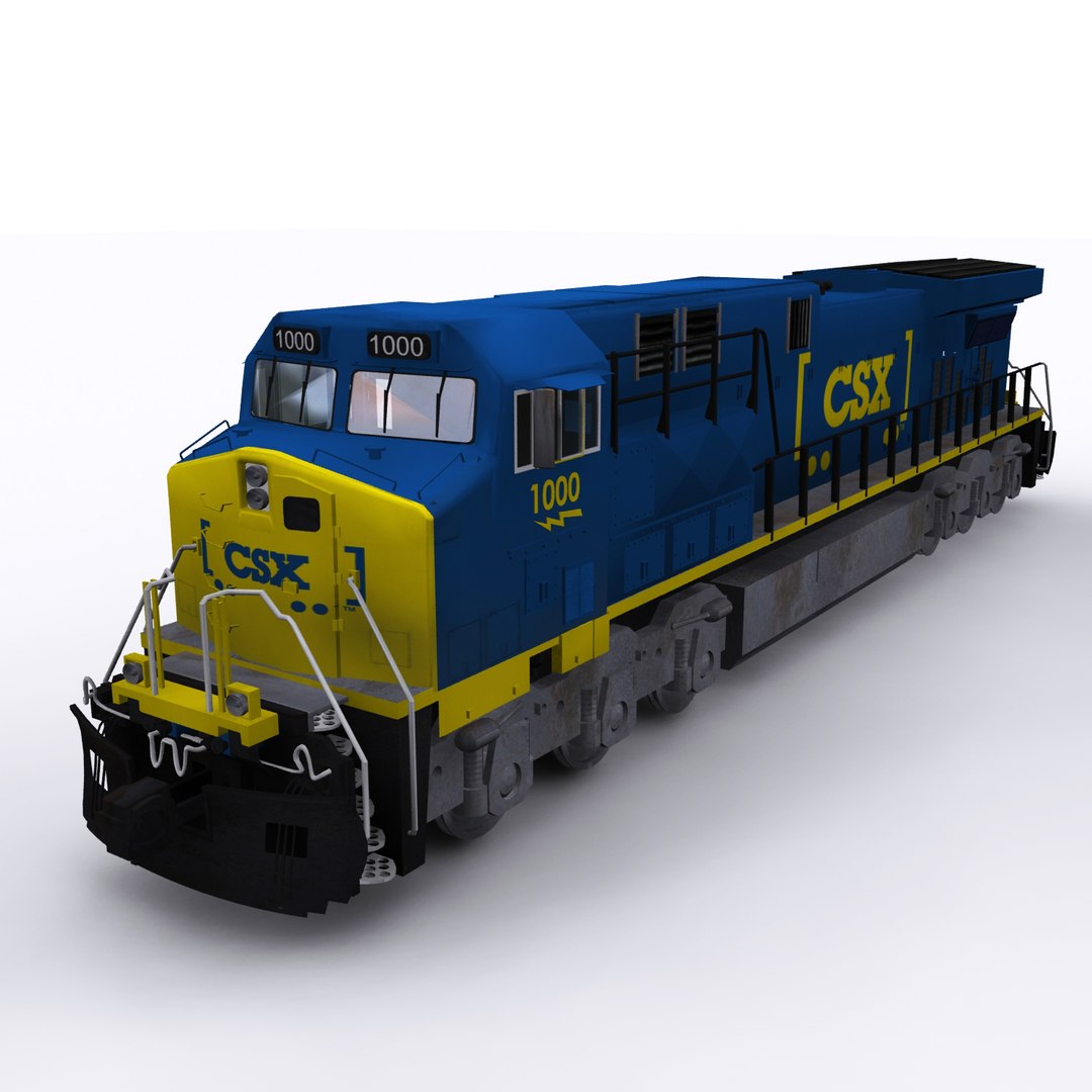 3D Csx Locomotive Hopper Model - TurboSquid 1378968