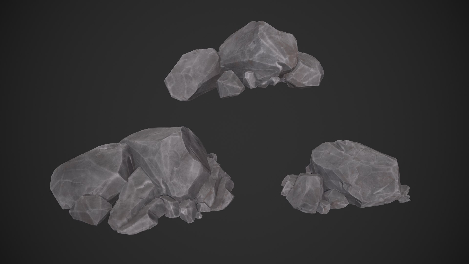 Various Rocks 3D Model - TurboSquid 2056047