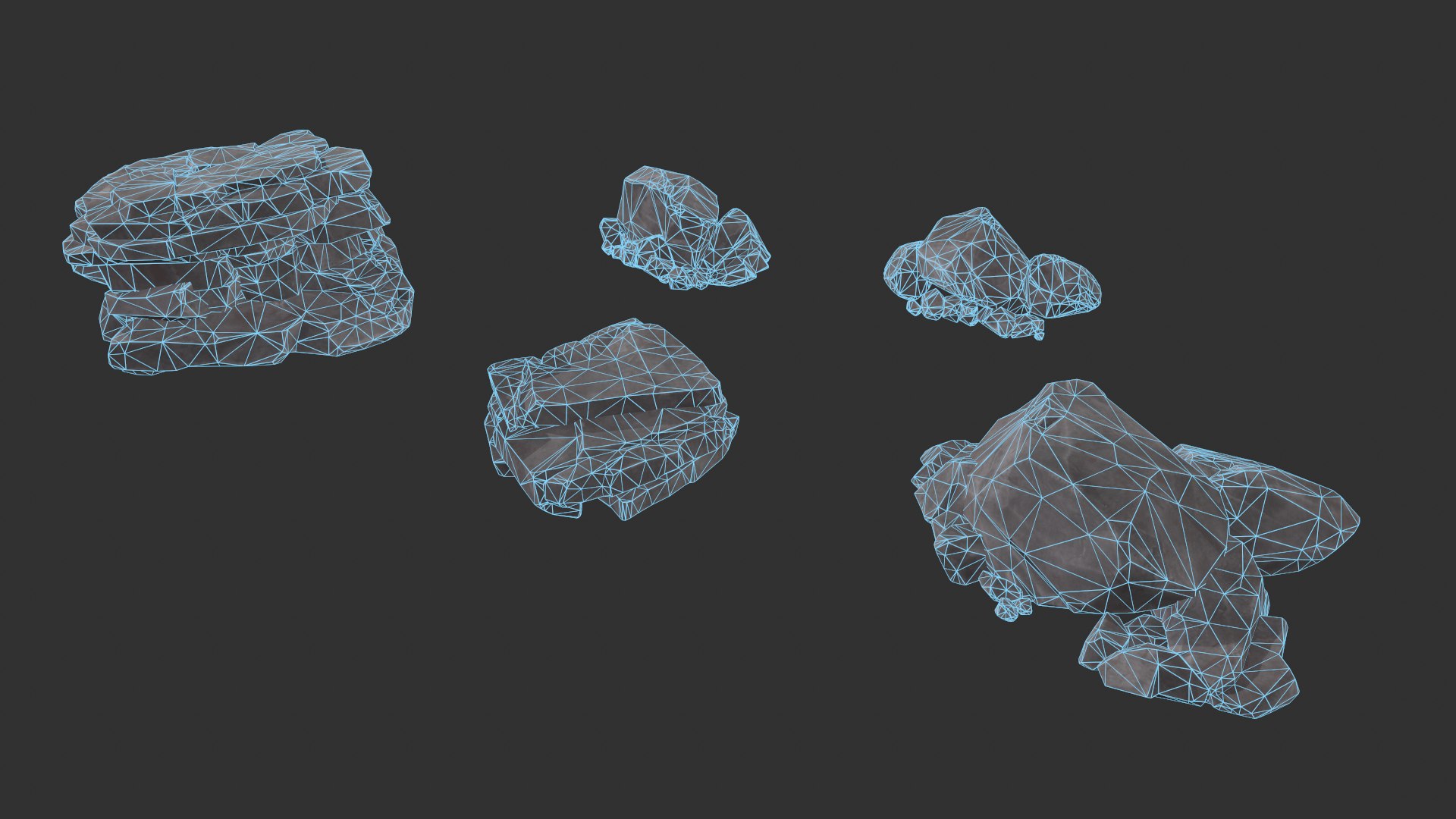Various Rocks 3D Model - TurboSquid 2056047