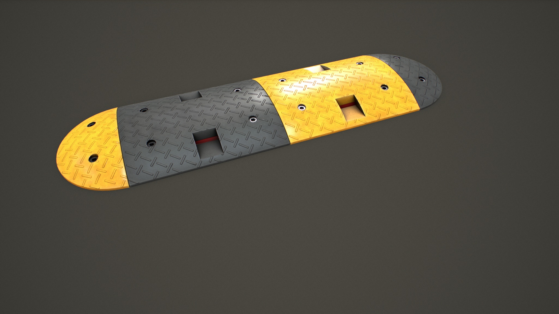 Rubber Speed Hump Model - TurboSquid 1648944