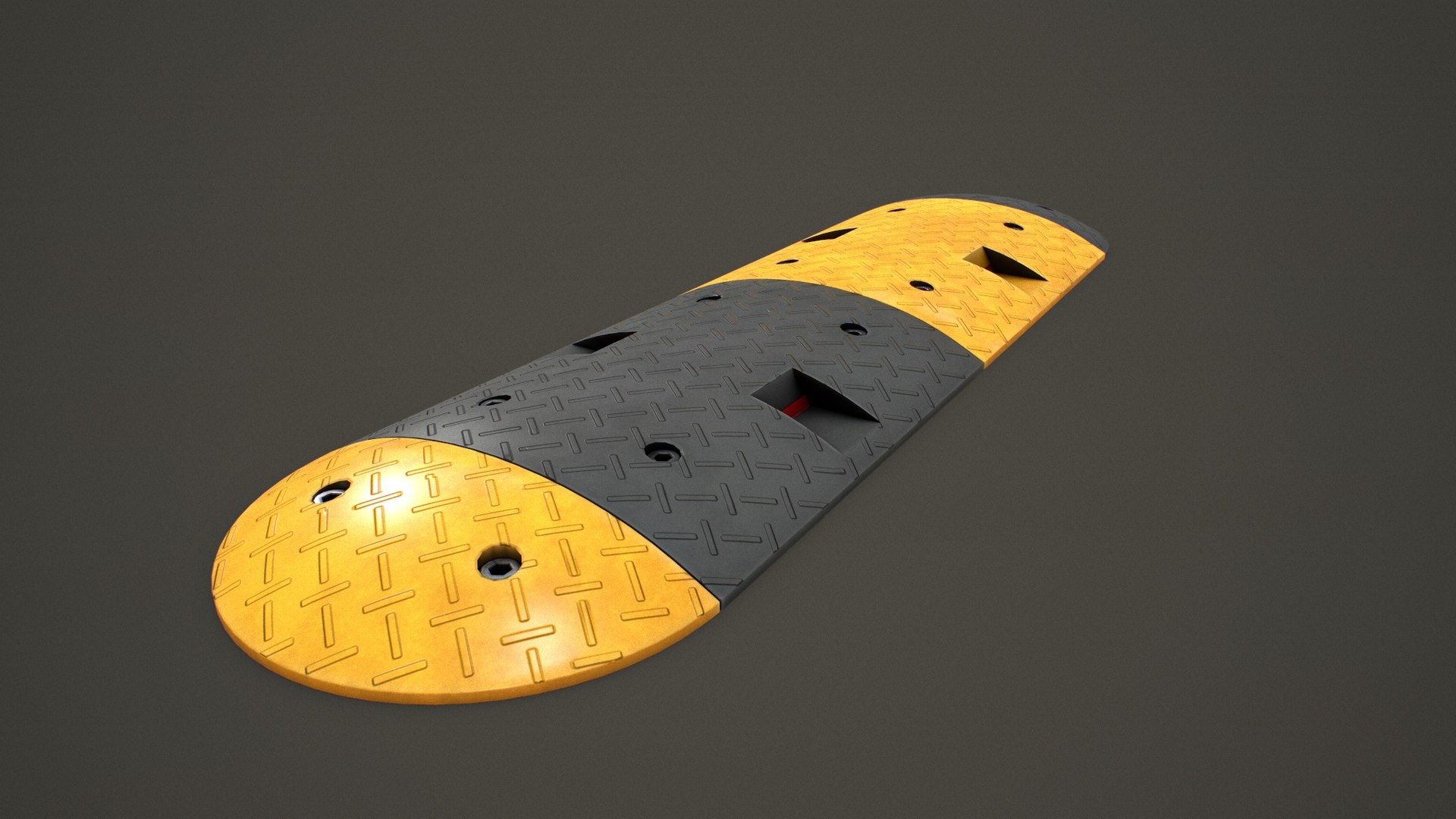 Rubber Speed Hump Model - TurboSquid 1648944
