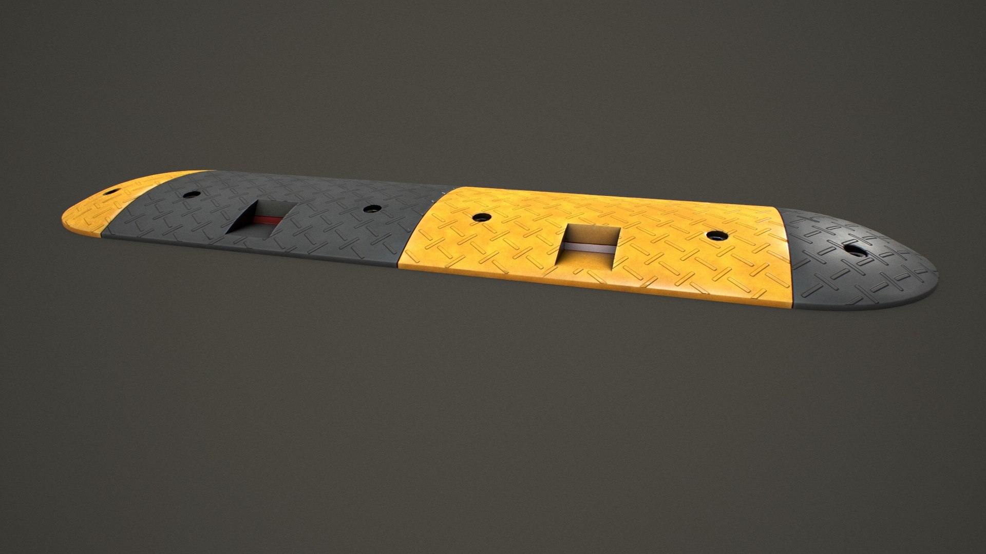 Rubber Speed Hump Model - TurboSquid 1648944