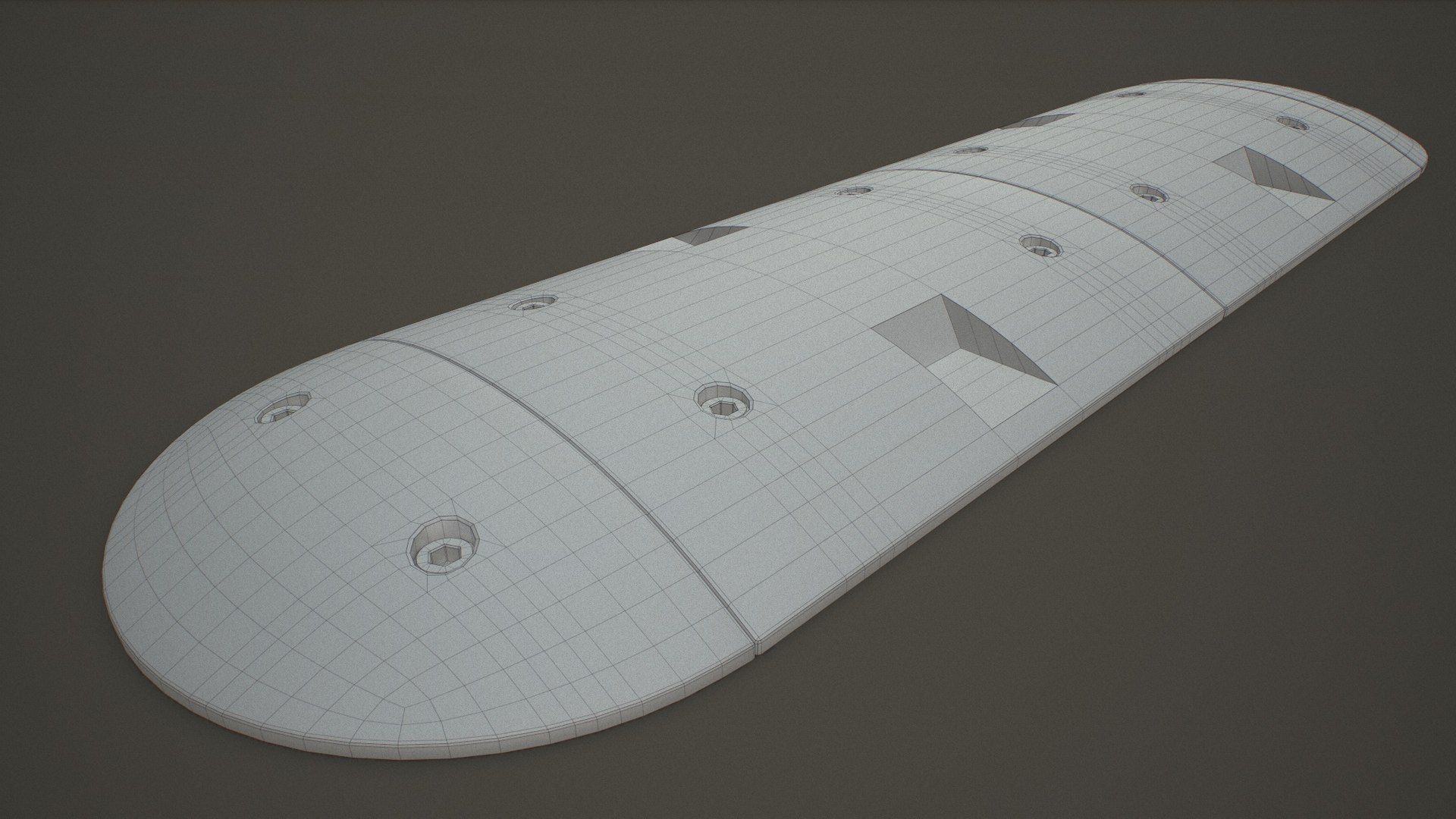 Rubber Speed Hump Model - TurboSquid 1648944