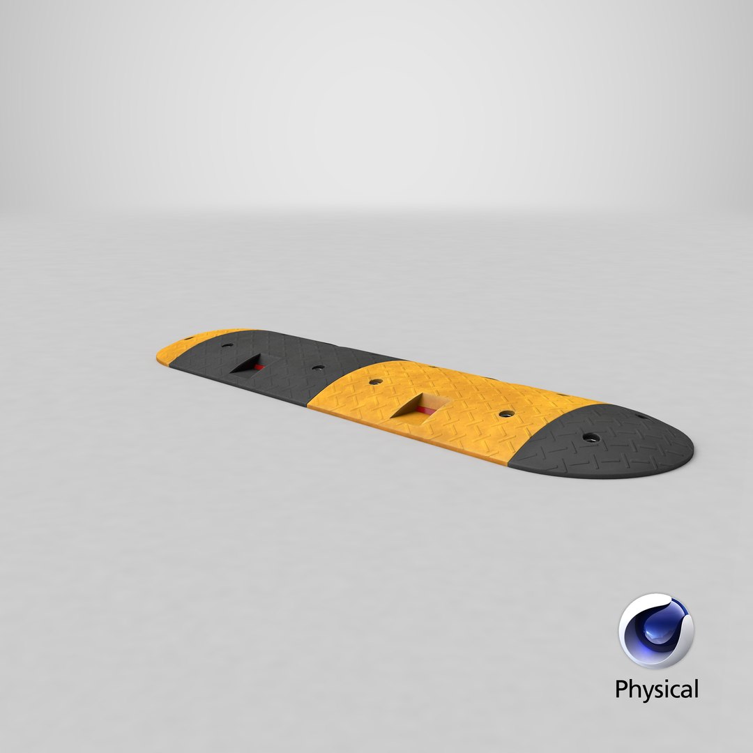 Rubber Speed Hump Model - TurboSquid 1648944