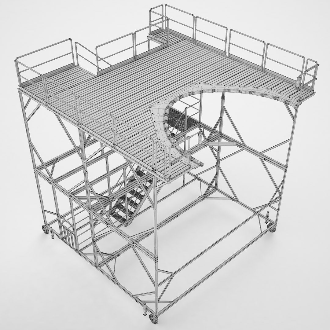 Windshield Repair Platform 04 3D - TurboSquid 2088763