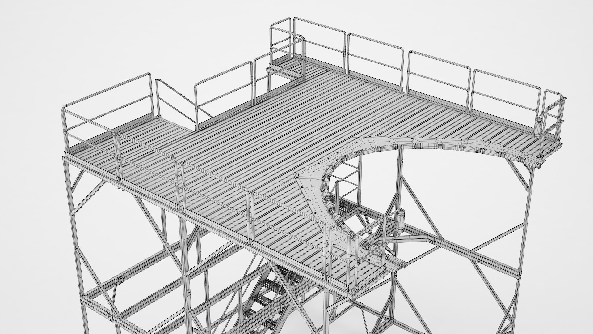 Windshield Repair Platform 04 3D - TurboSquid 2088763