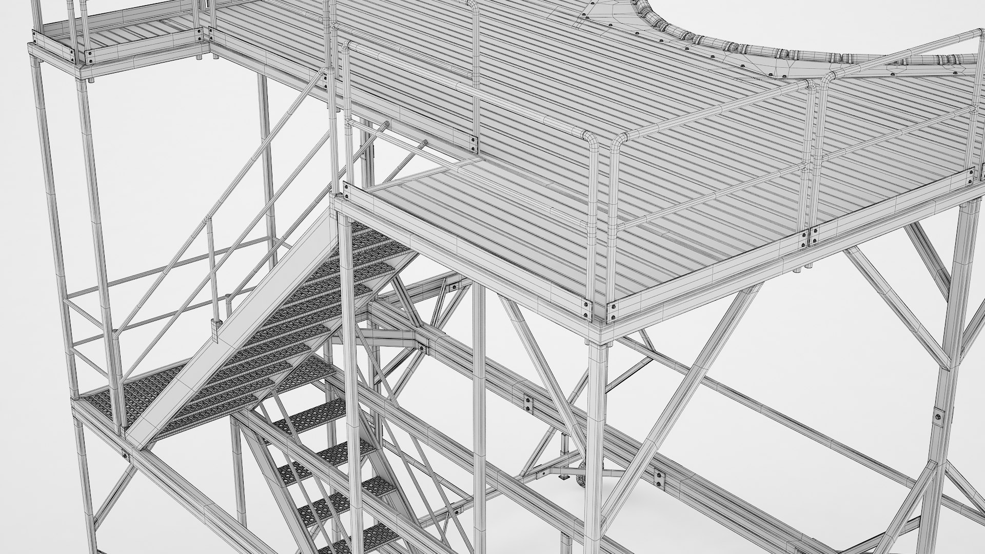 Windshield Repair Platform 04 3D - TurboSquid 2088763