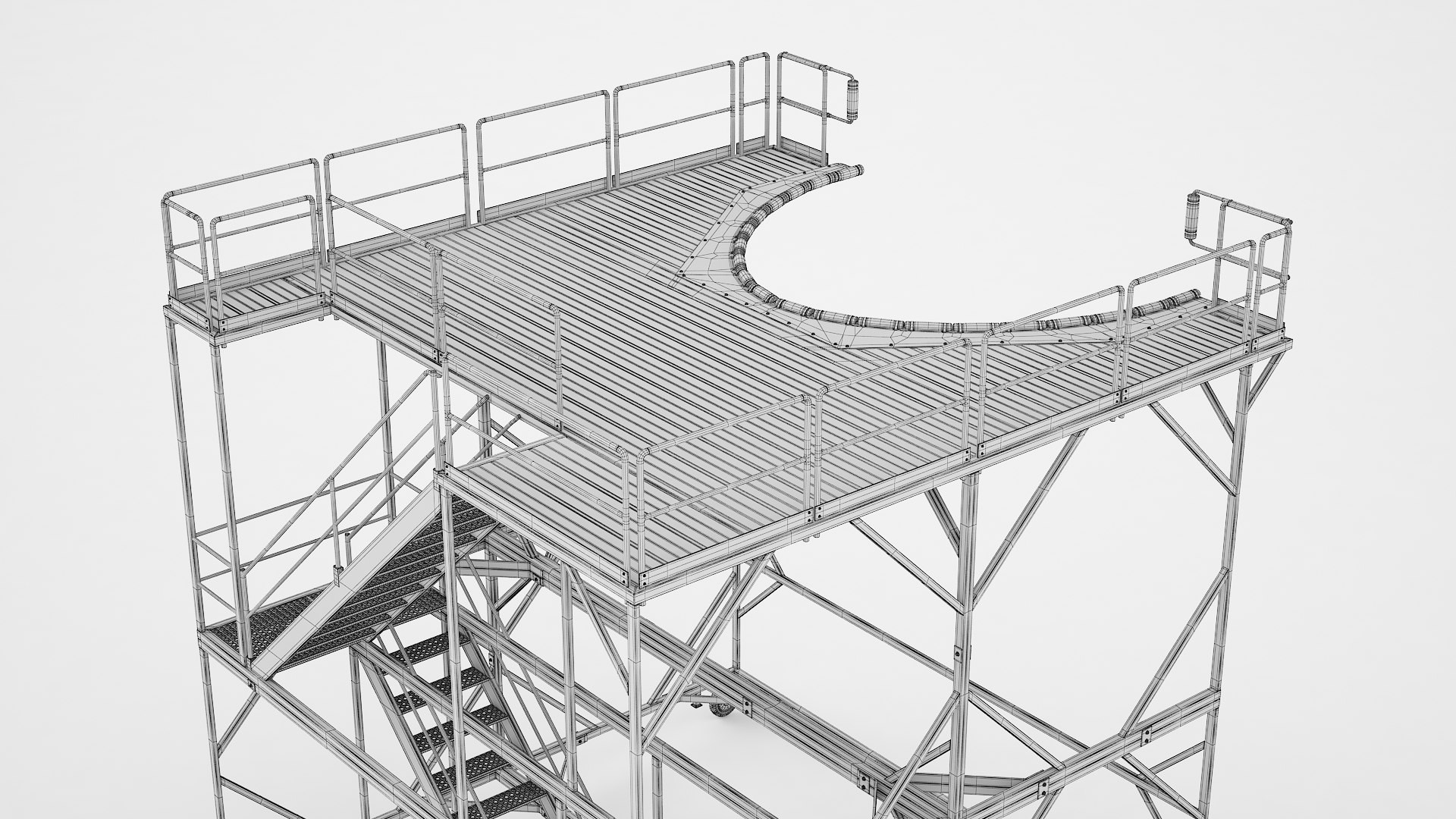 Windshield Repair Platform 04 3D - TurboSquid 2088763