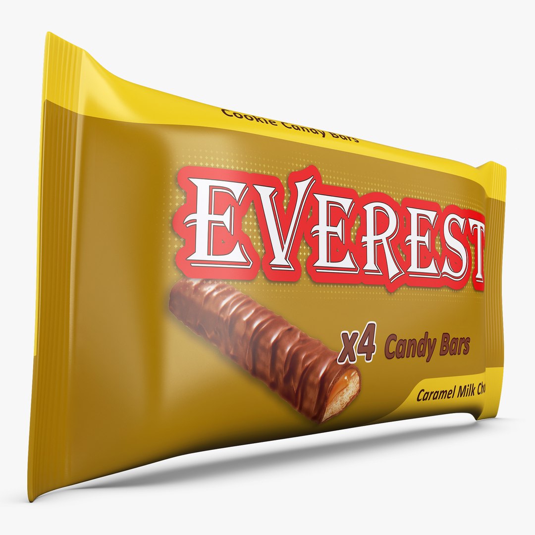 Chocolate Packaging Everest X4 Simple M 1 3D Model - TurboSquid 2133877