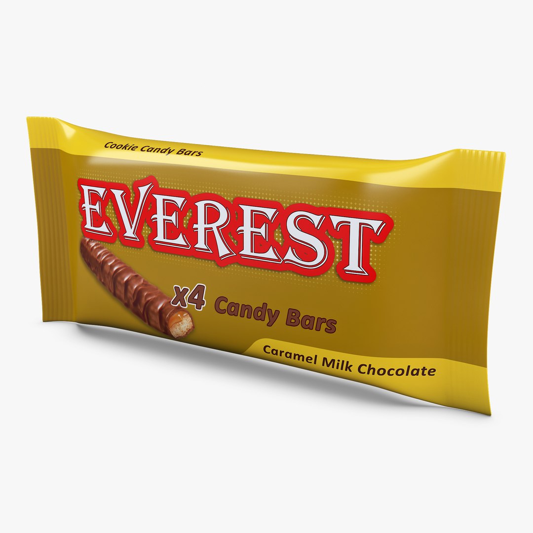 Chocolate Packaging Everest X4 Simple M 1 3D Model - TurboSquid 2133877