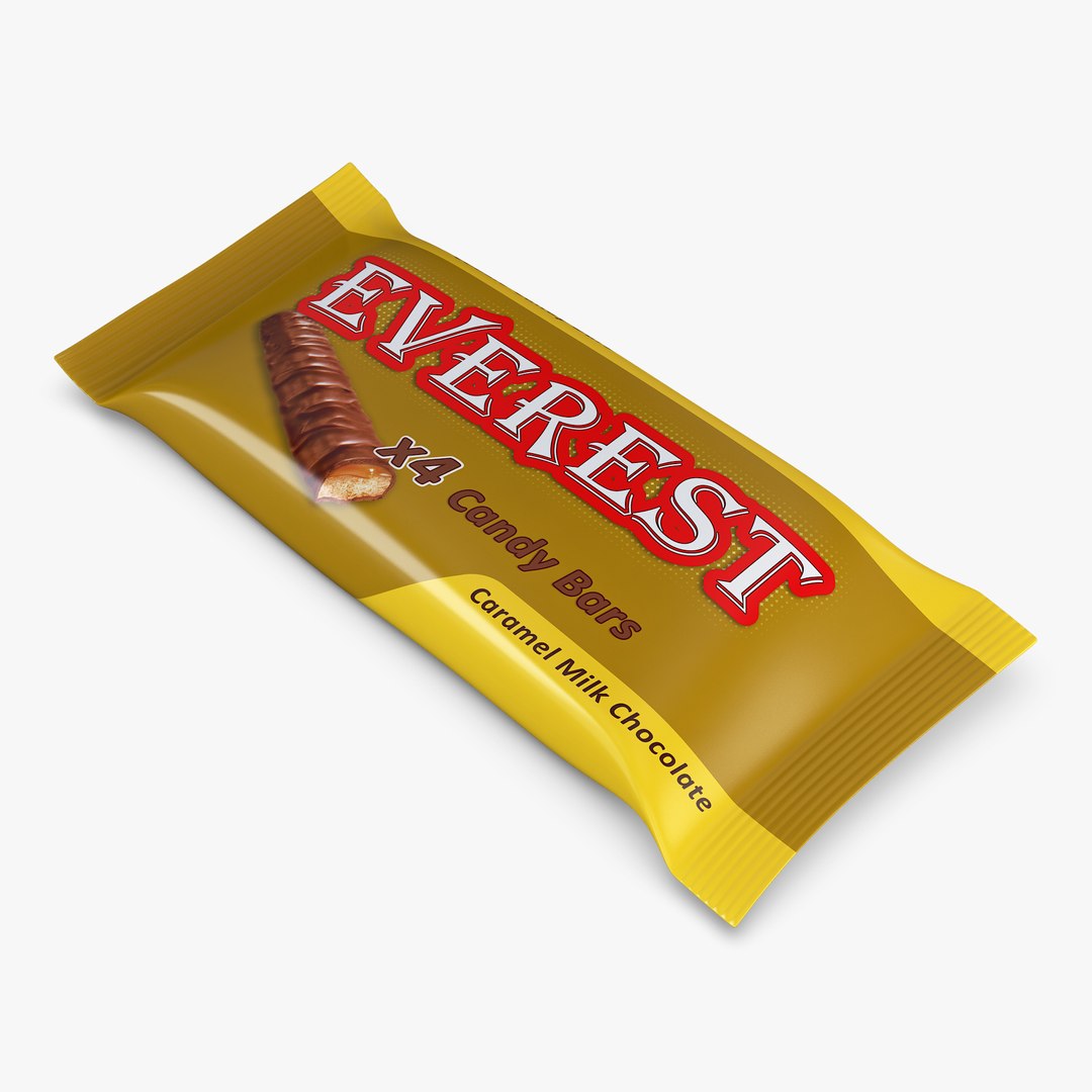 Chocolate Packaging Everest X4 Simple M 1 3D Model - TurboSquid 2133877