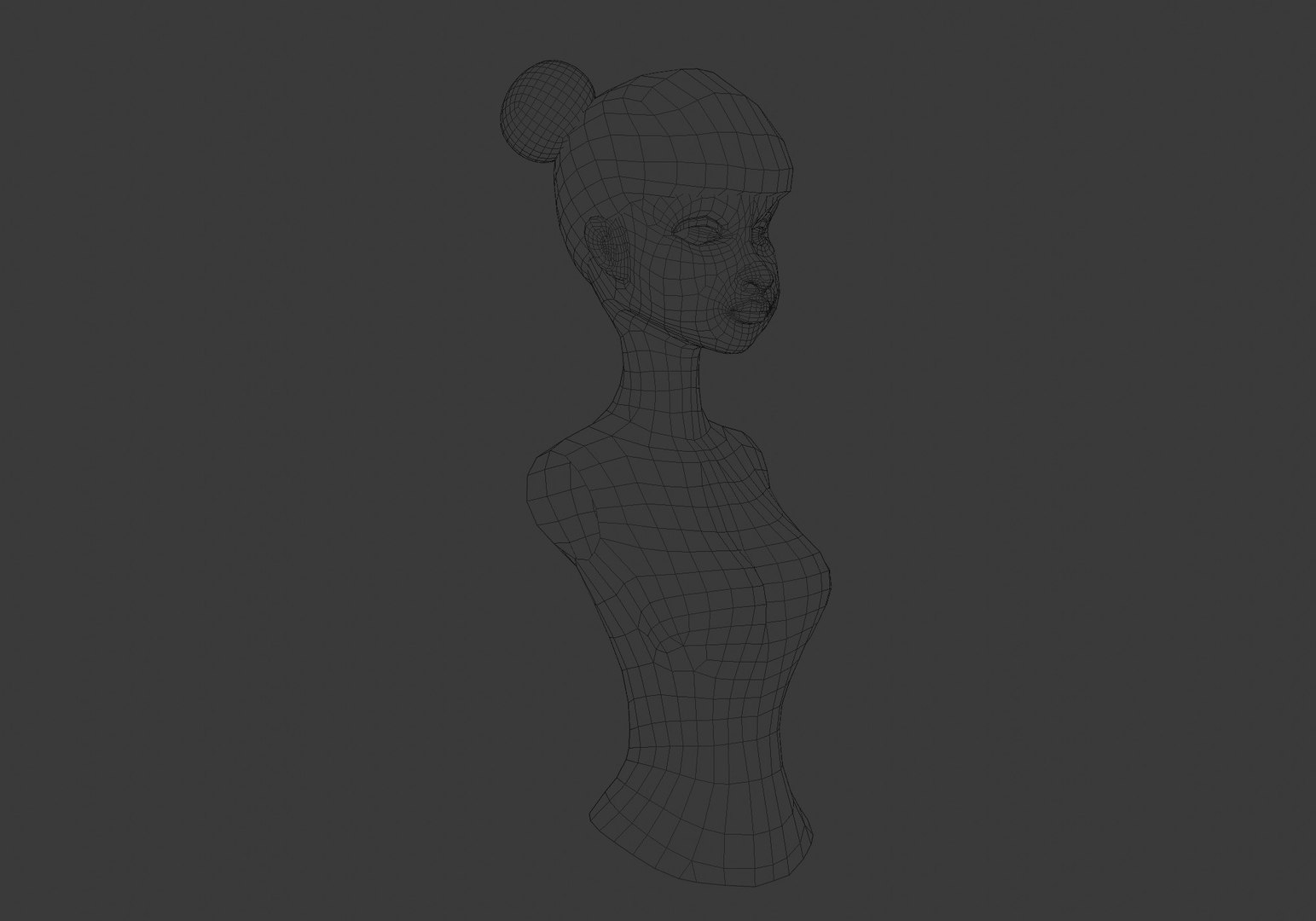 3D Bangs Cartoon Hairstyle Model - TurboSquid 1910298