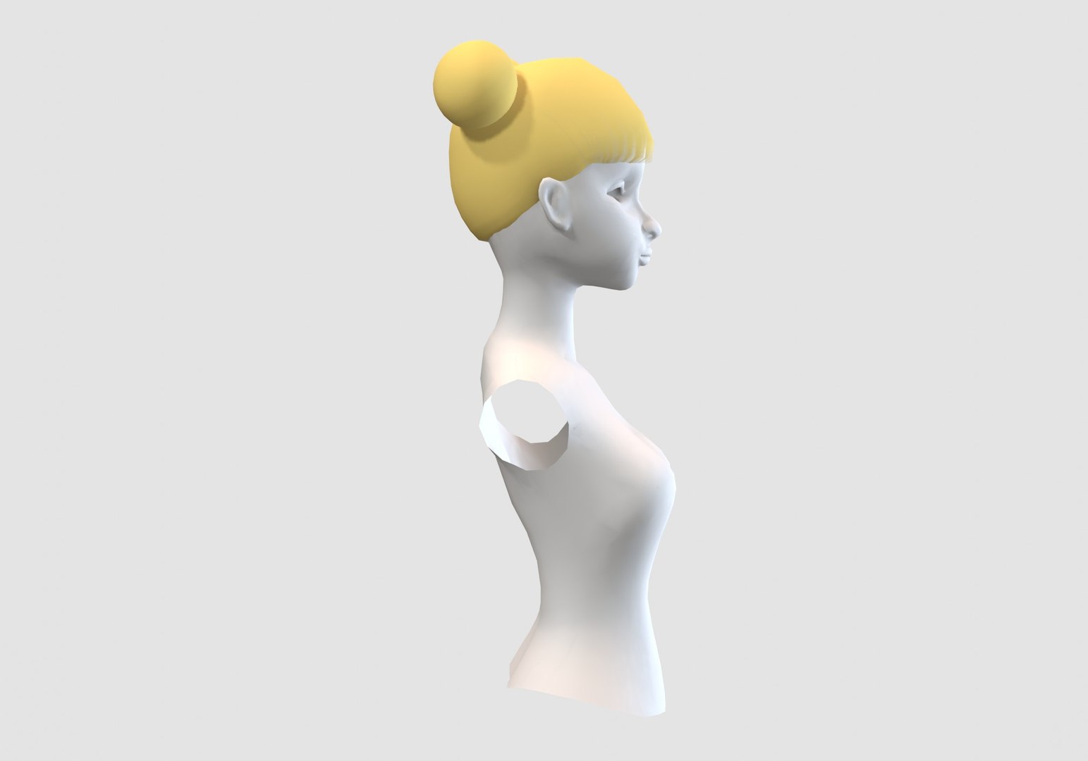 3D Bangs Cartoon Hairstyle Model - TurboSquid 1910298