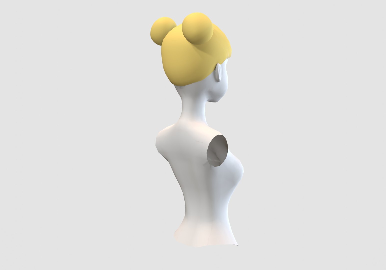 3D Bangs Cartoon Hairstyle Model - TurboSquid 1910298