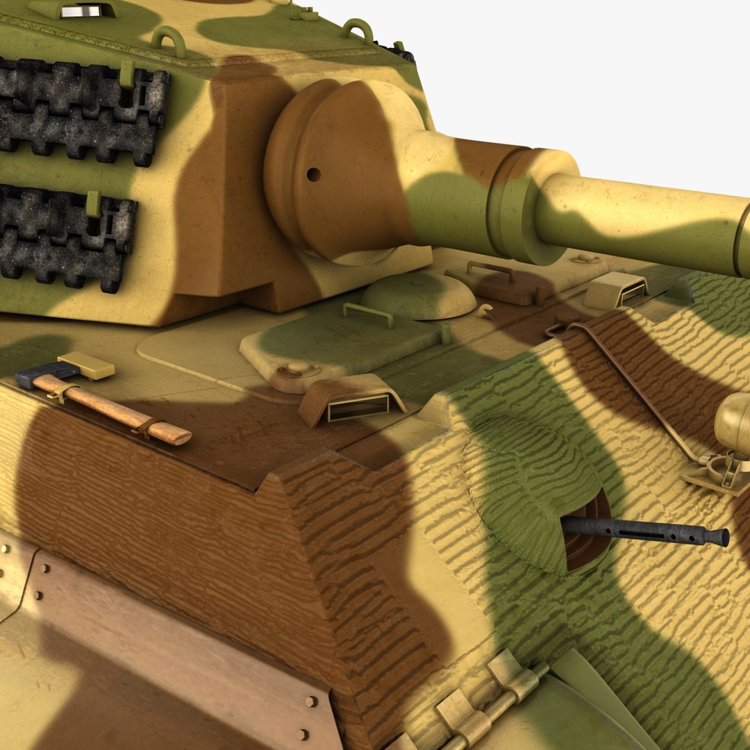3d Model German Wwii Heavy Tank