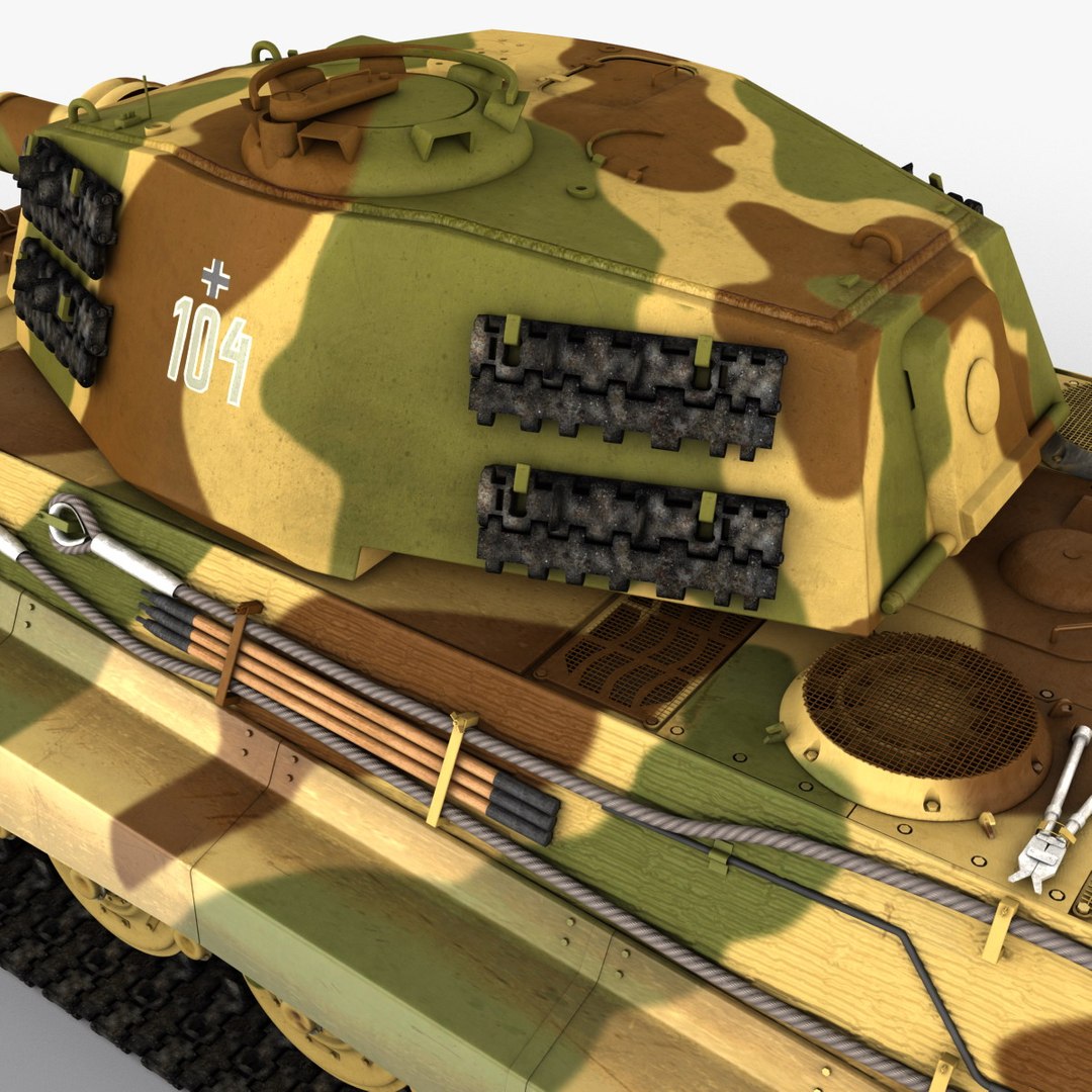3d Model German Wwii Heavy Tank