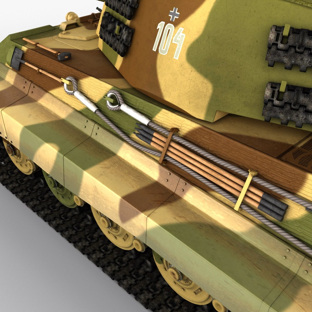 3d Model German Wwii Heavy Tank