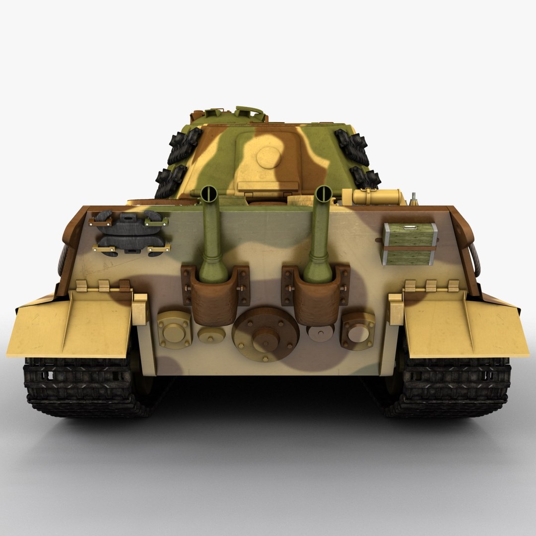 3d Model German Wwii Heavy Tank