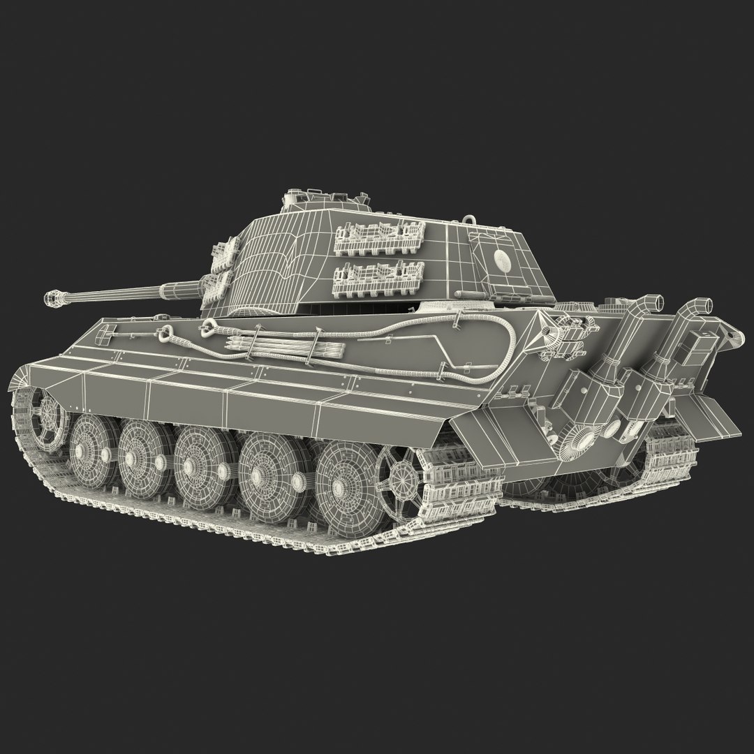 3d Model German Wwii Heavy Tank