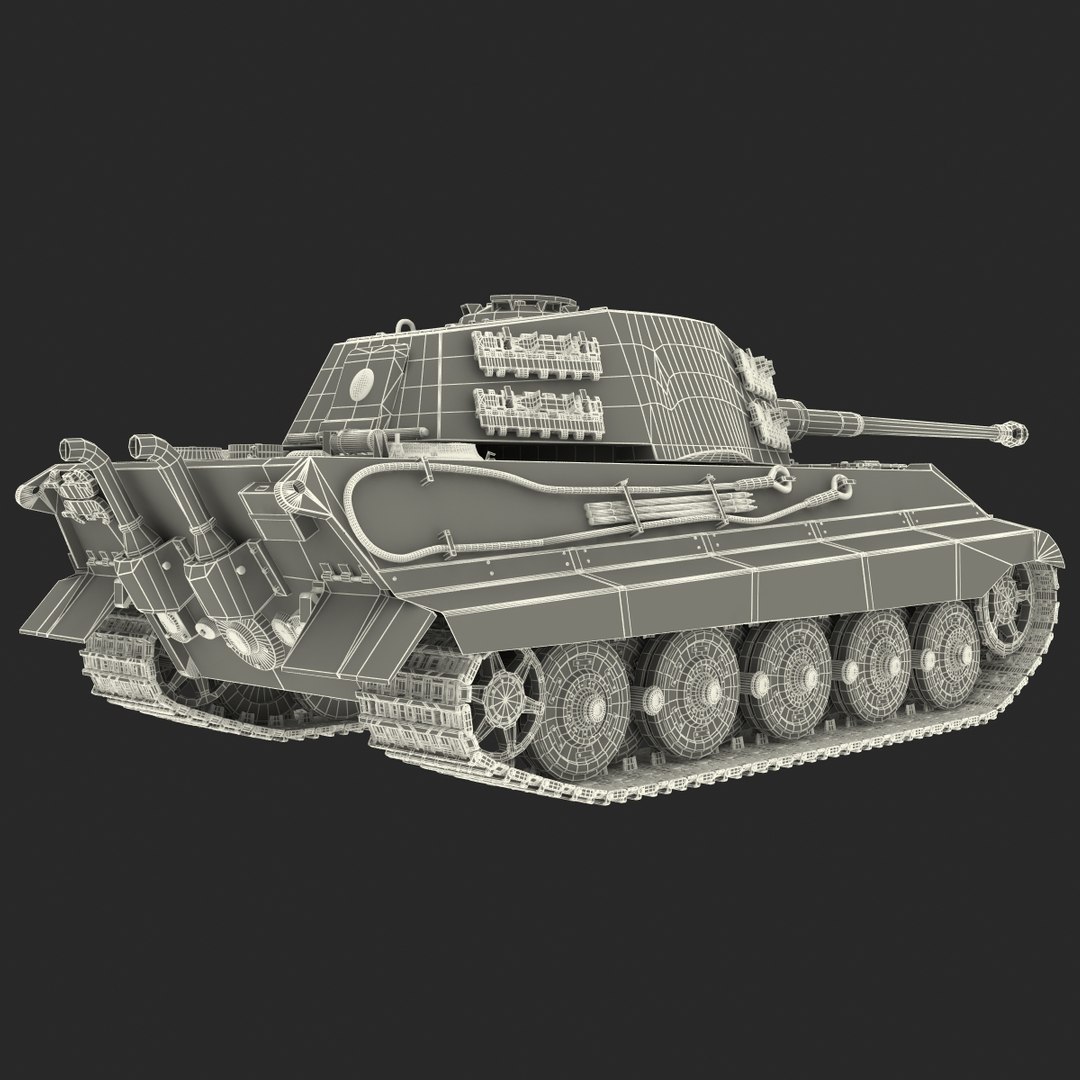 3d Model German Wwii Heavy Tank