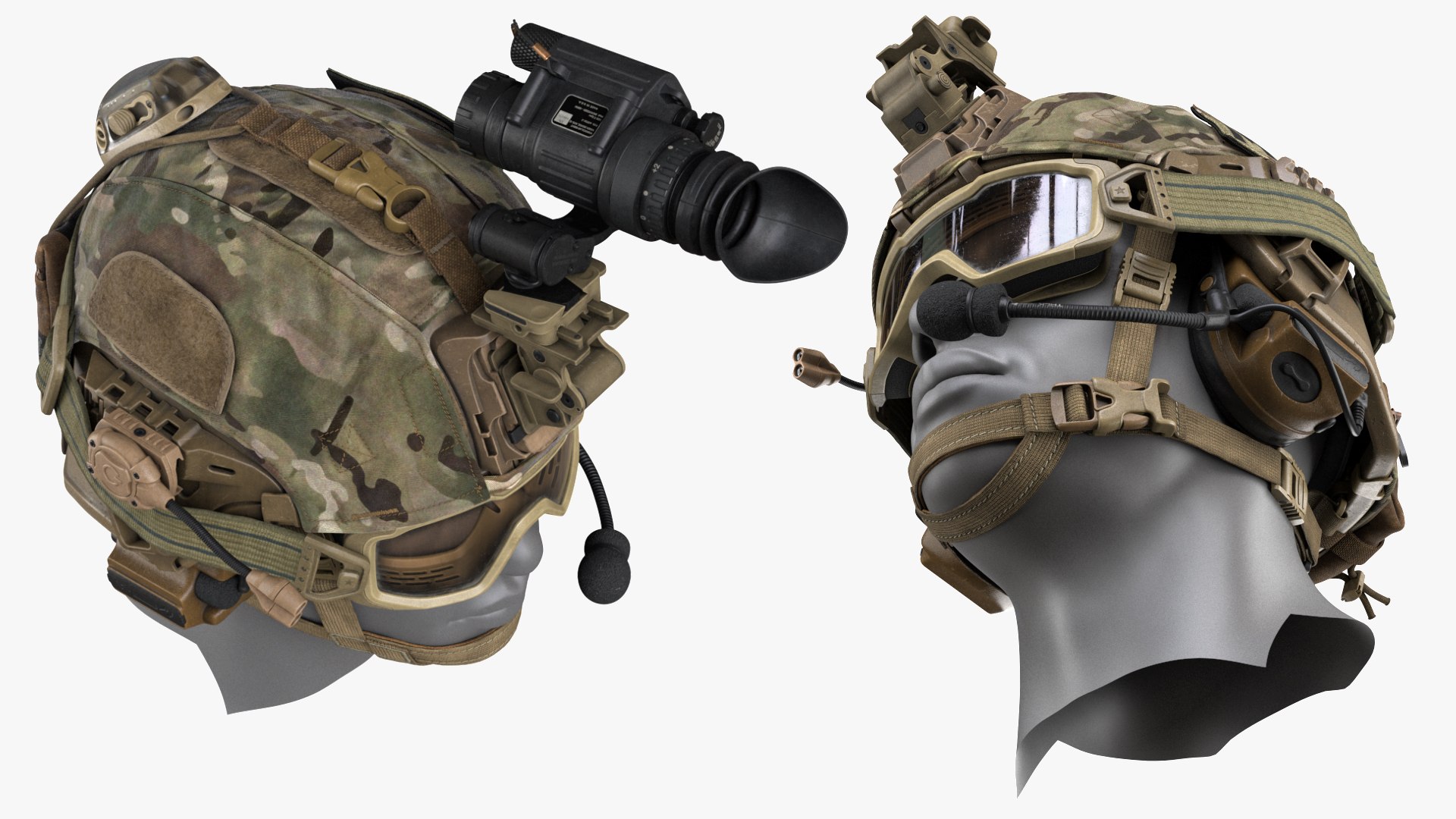 3D Army Tactical Helmet Model - TurboSquid 2190047