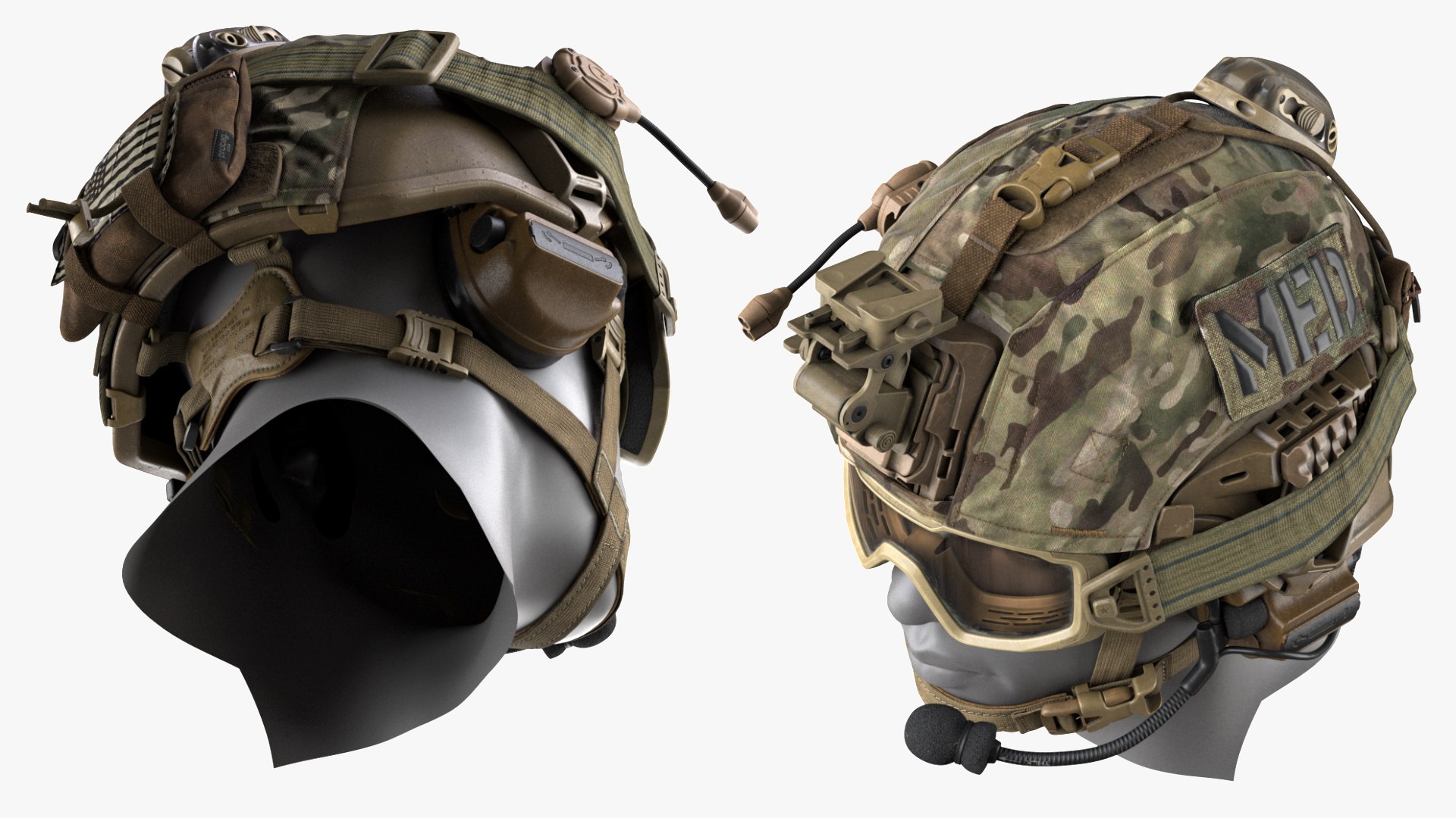 3D Army Tactical Helmet Model - TurboSquid 2190047