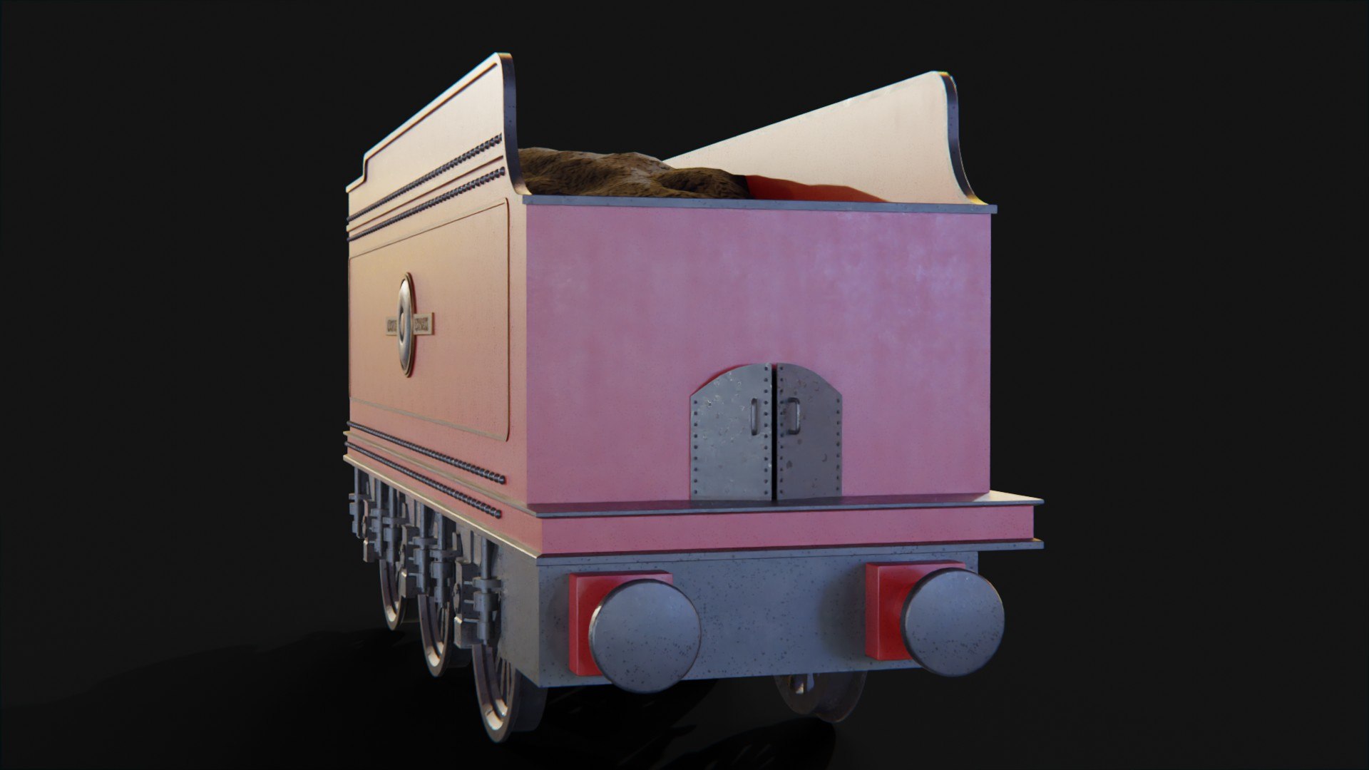 3D Tender GWR 4900 Hogwarts Express - TurboSquid 2121057
