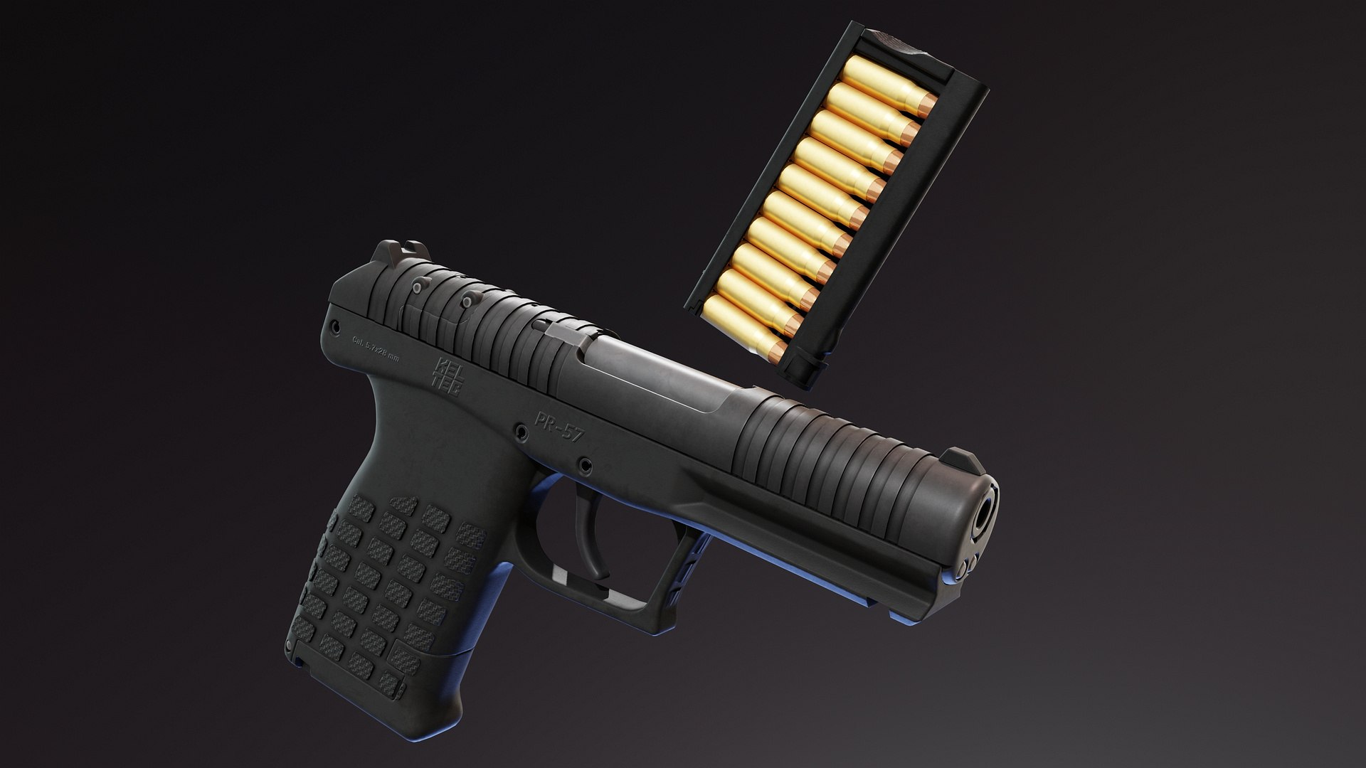 PR57 Pistol 3D Model - TurboSquid 2382600