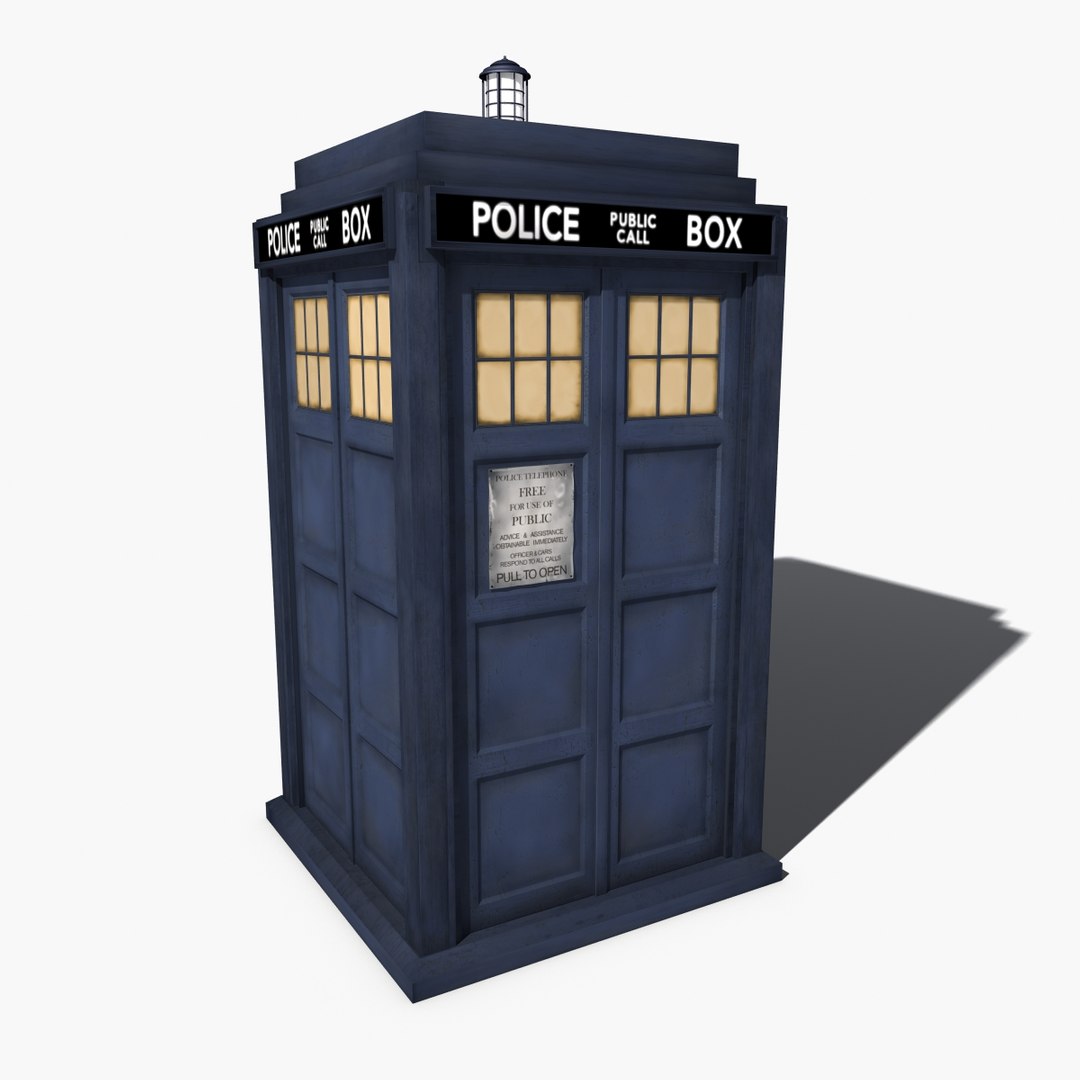 Tardis Animation 3d Dxf
