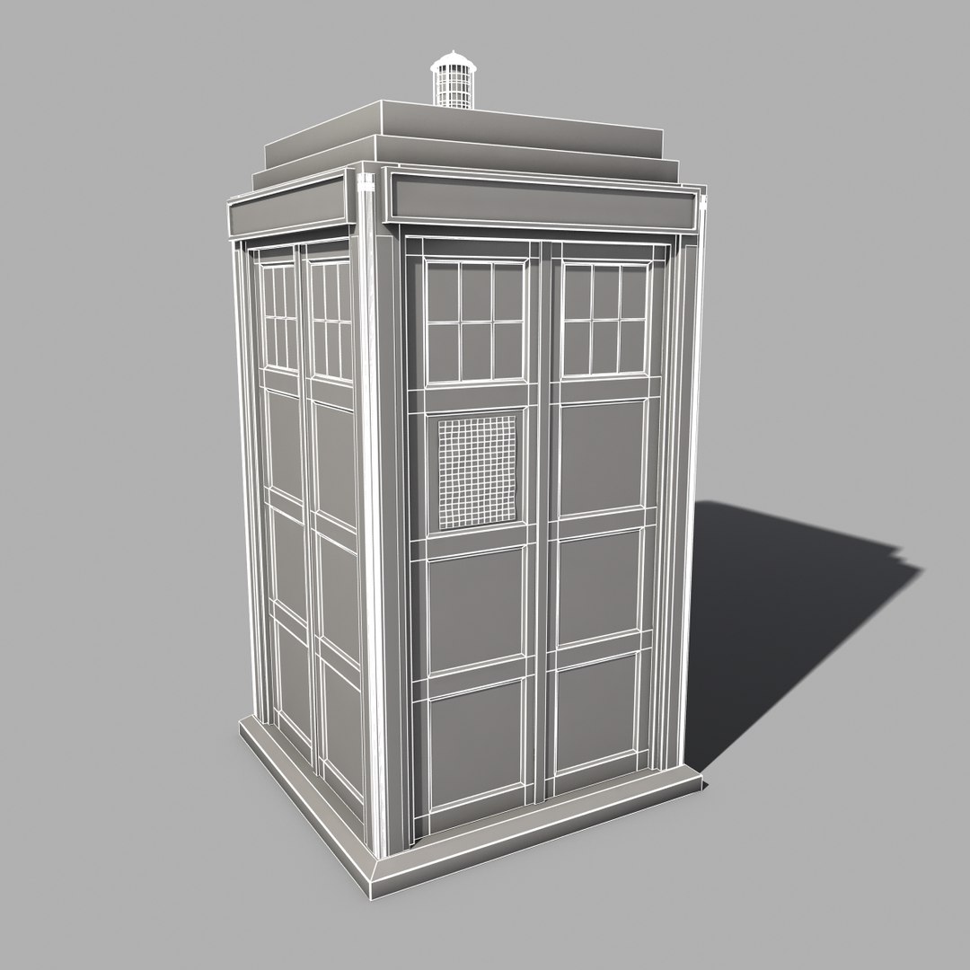 Tardis Animation 3d Dxf