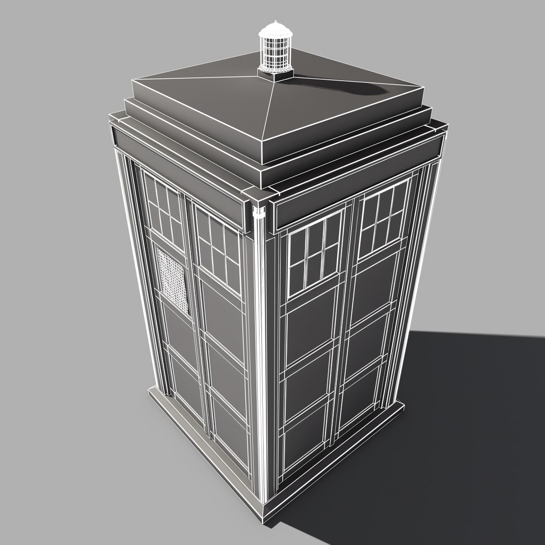 Tardis Animation 3d Dxf
