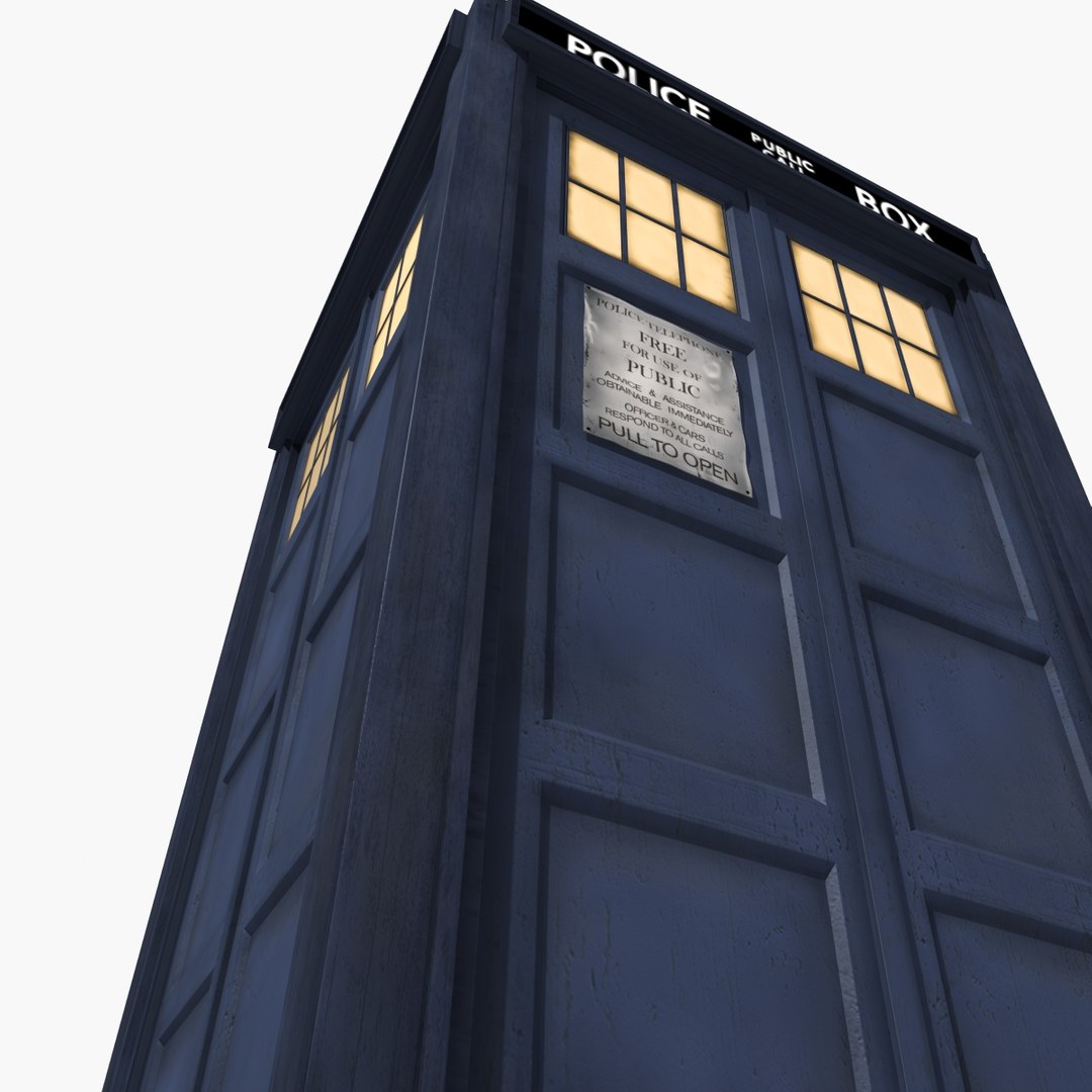 Tardis Animation 3d Dxf