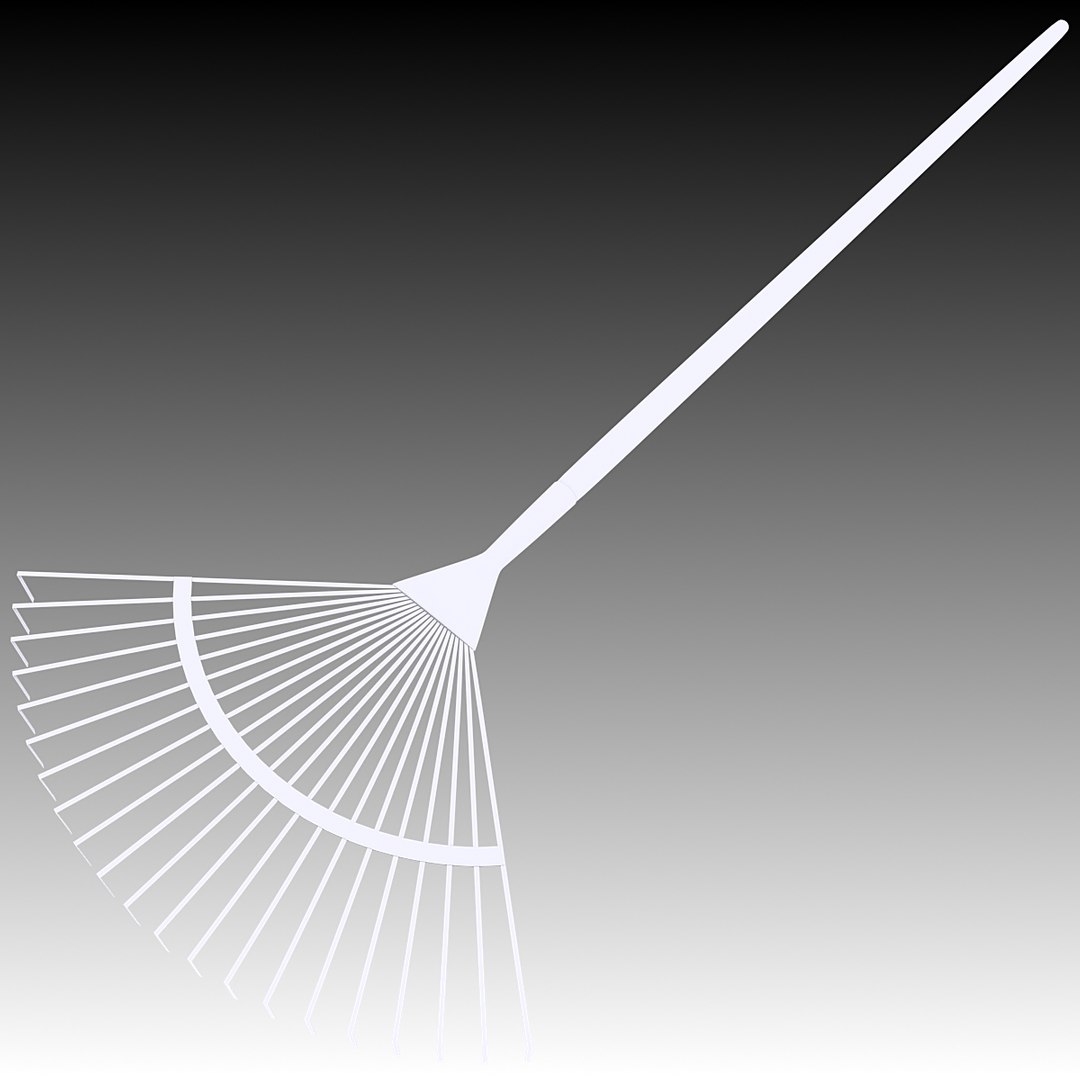 Garden Fan Rake 3D - TurboSquid 1301992
