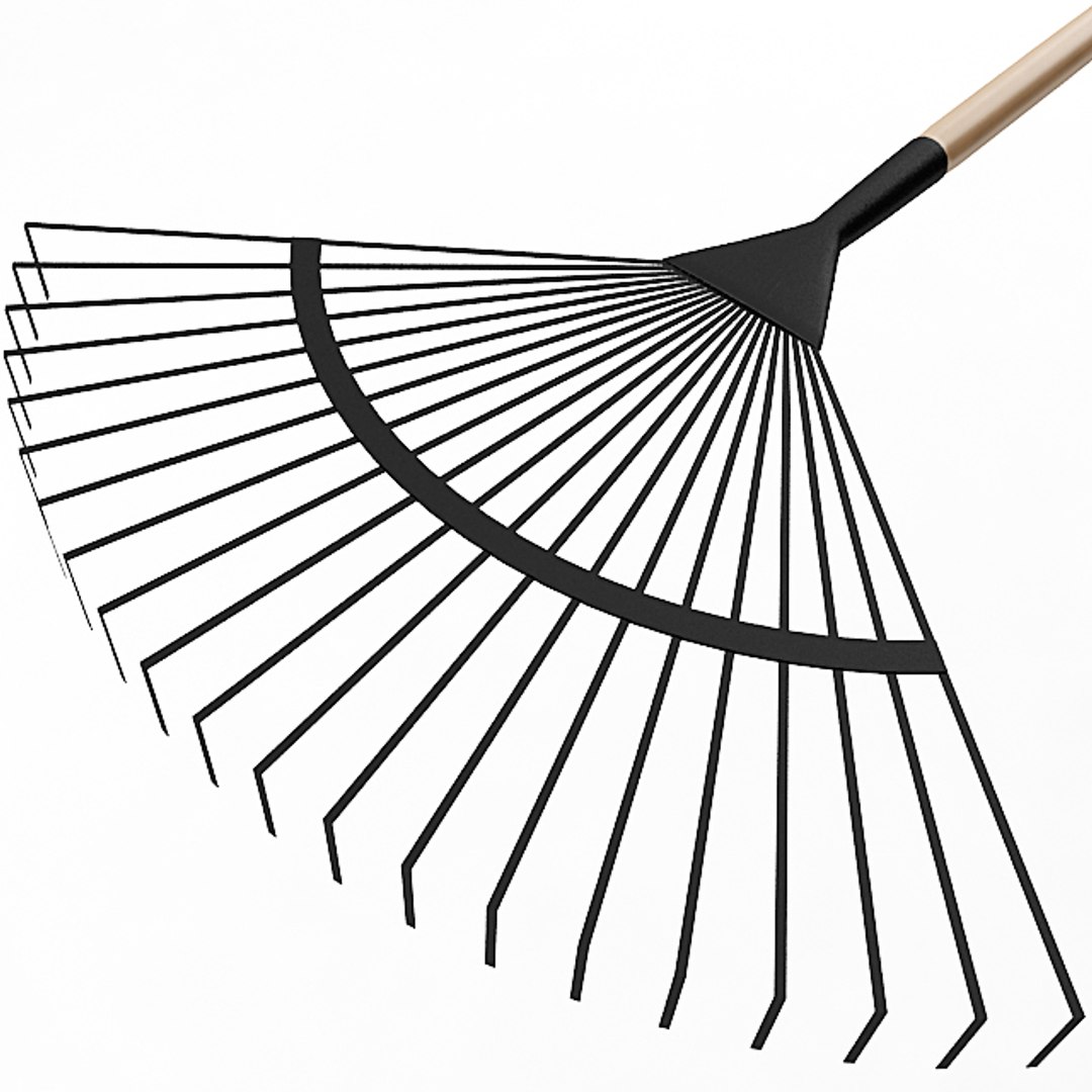 Garden Fan Rake 3D - TurboSquid 1301992