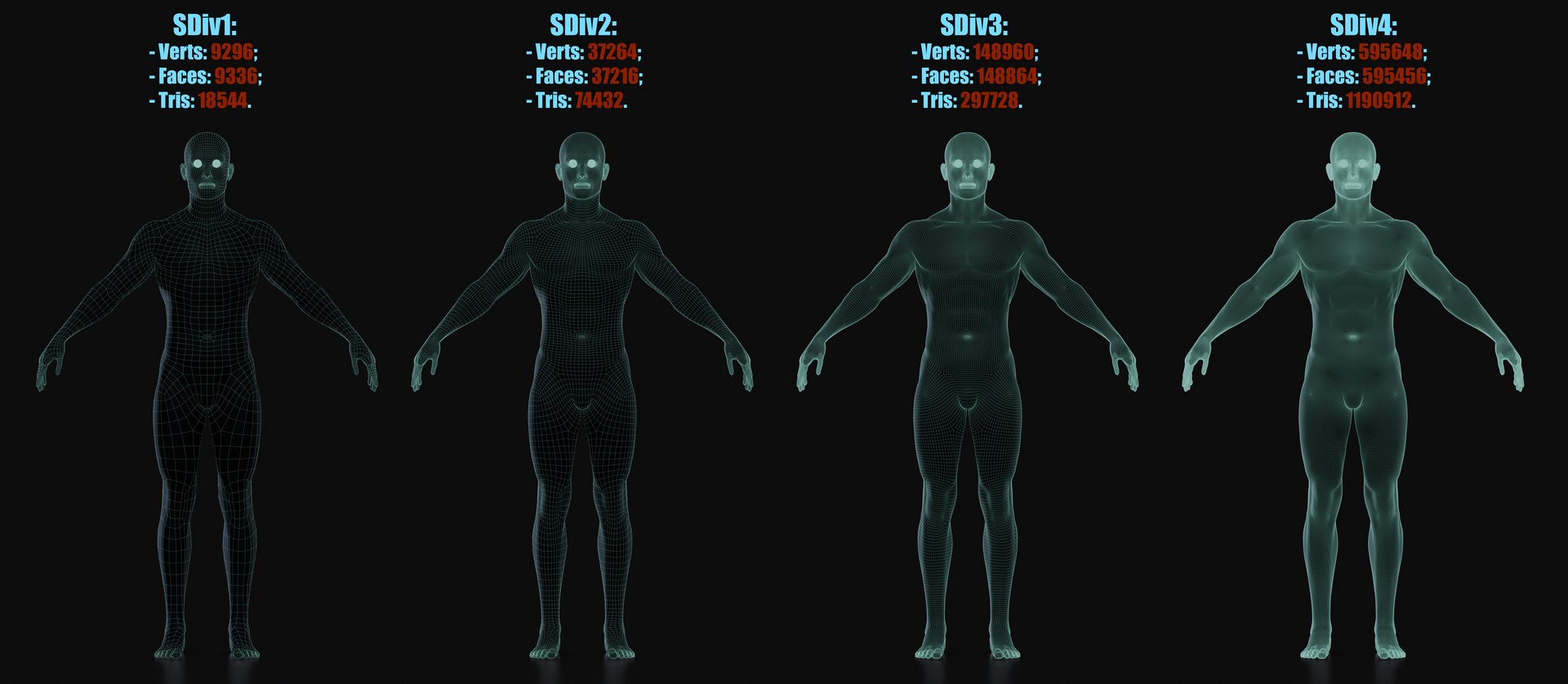 Realistic Athletic Human Body Base Mesh Model - TurboSquid 2348386
