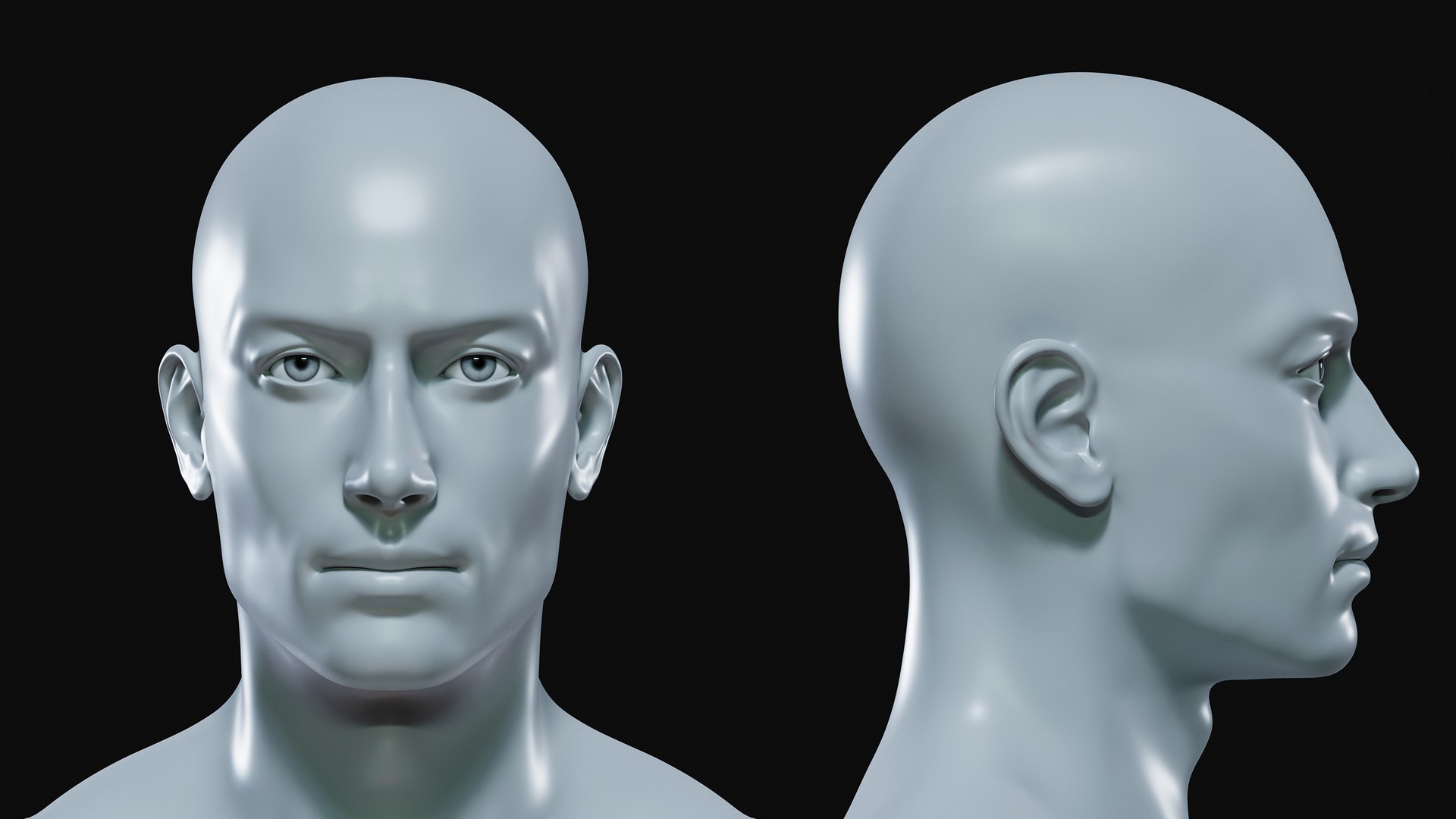 Realistic Athletic Human Body Base Mesh Model - TurboSquid 2348386