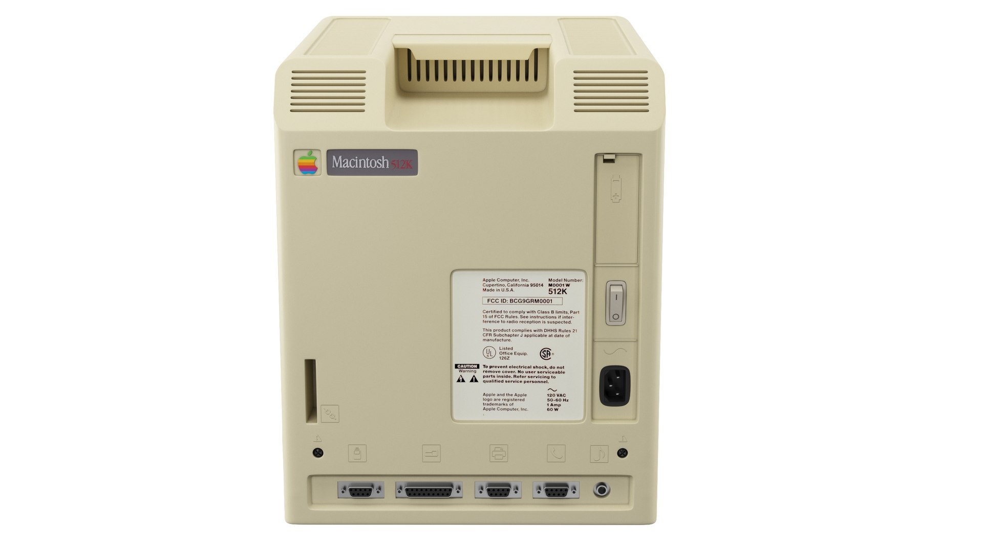 3D Macintosh 128K - TurboSquid 2082673