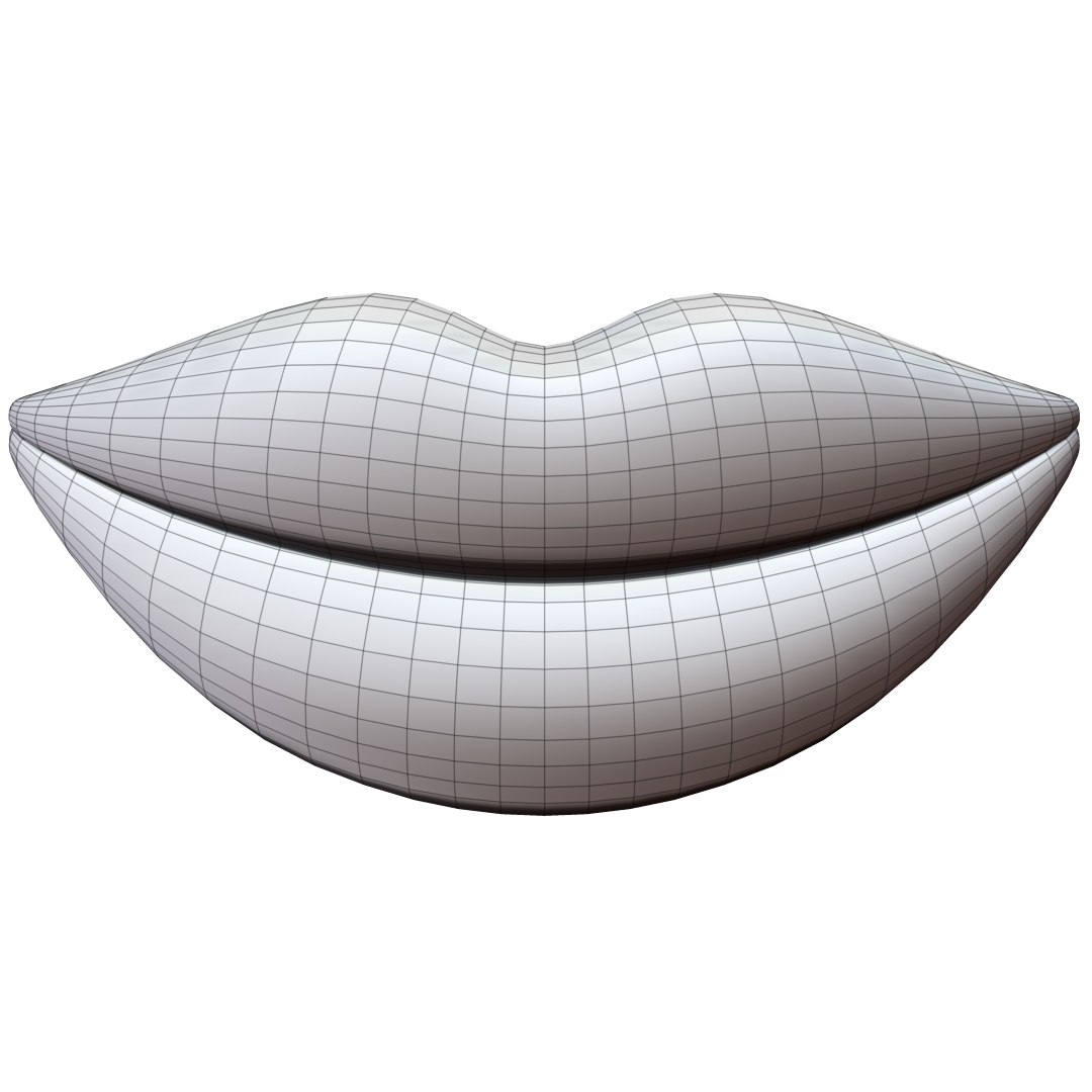 3D Lips Mouth - TurboSquid 1648204
