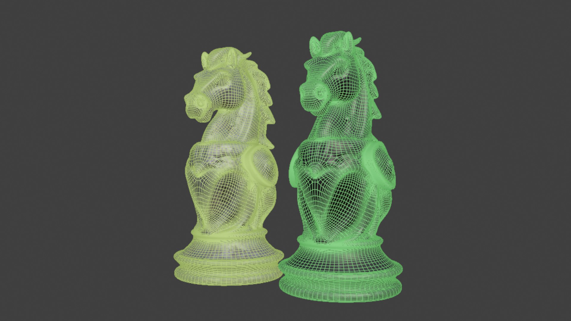 Knight - Realistic Metallic Knight Chess Piece 3D - TurboSquid 2303030