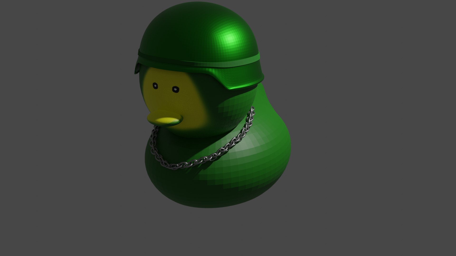 Military Duck 3D Model - TurboSquid 2053682