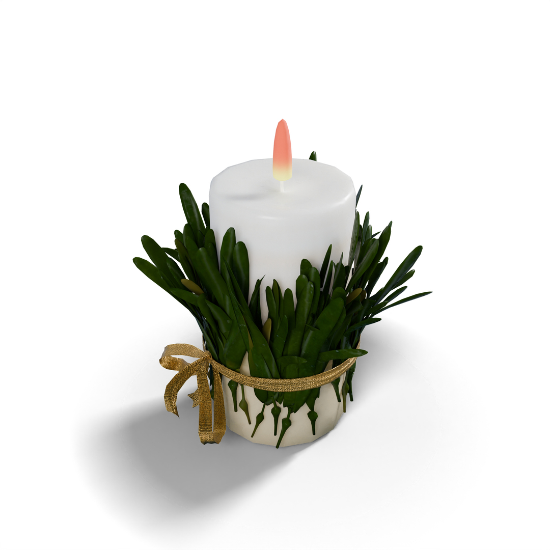Vintage Stylized Candle 3d Model 3D Model - TurboSquid 2411644
