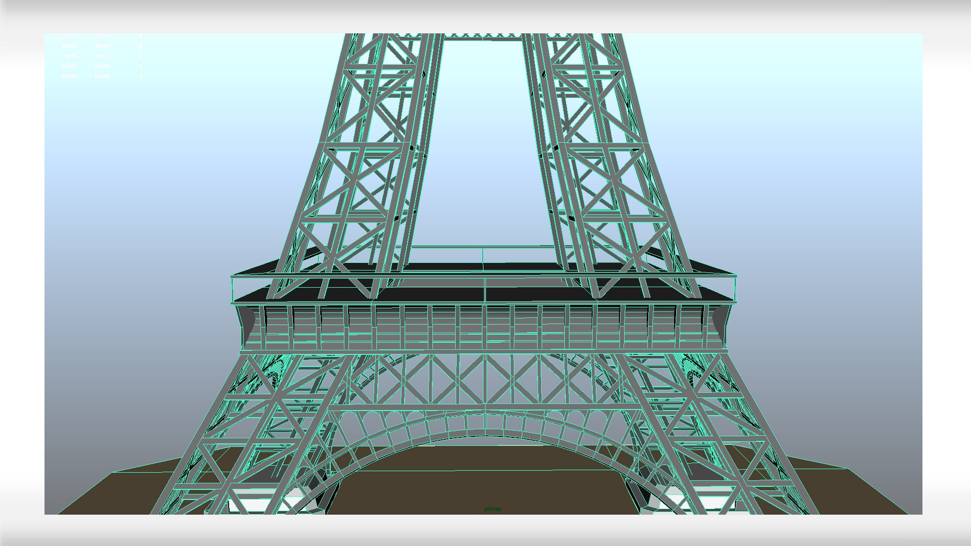 3D Eiffel Tower 2025 LOW SM - TurboSquid 2388027