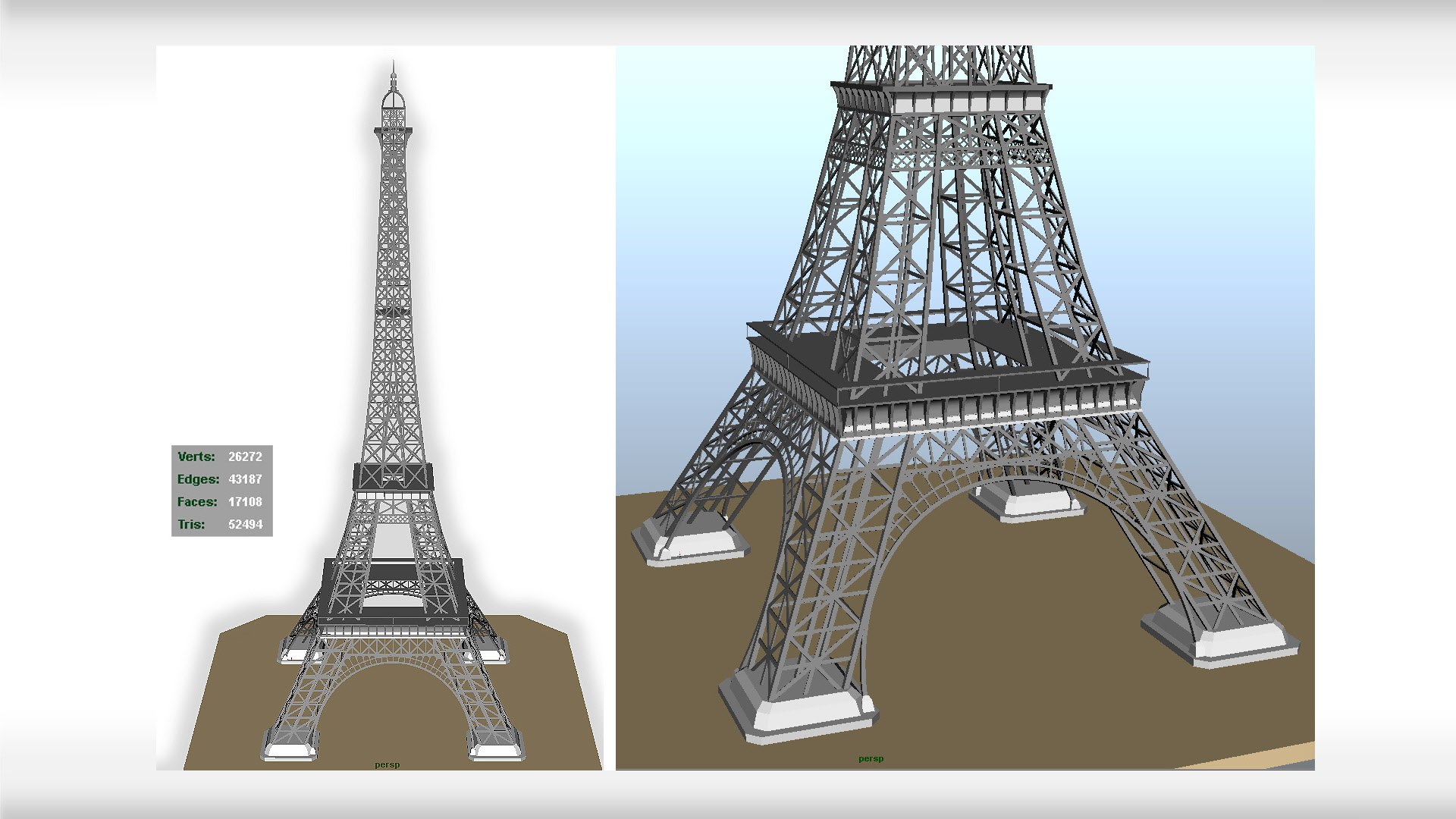 3D Eiffel Tower 2025 LOW SM - TurboSquid 2388027