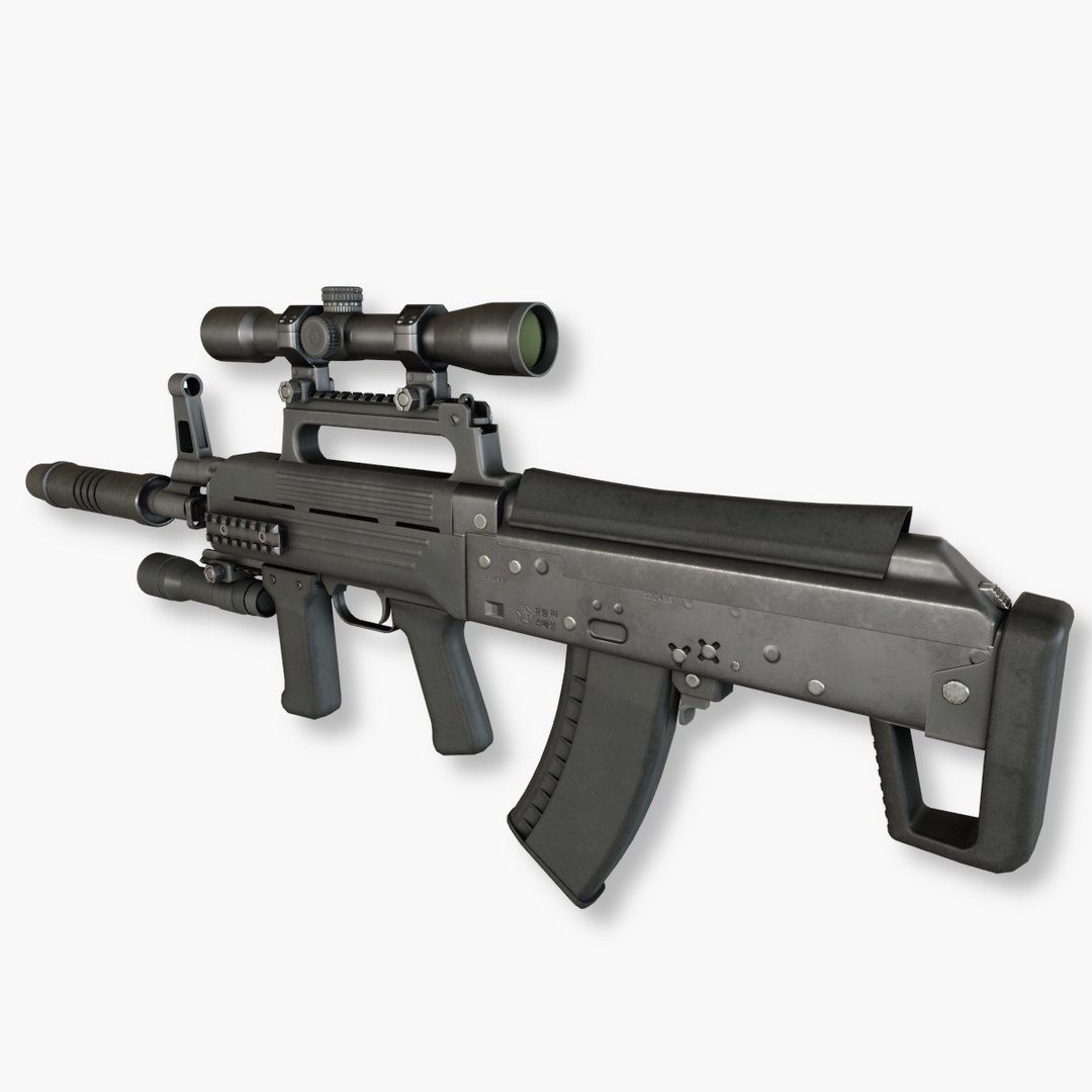 3D model KPA Type 88 Bullpup - TurboSquid 2092626