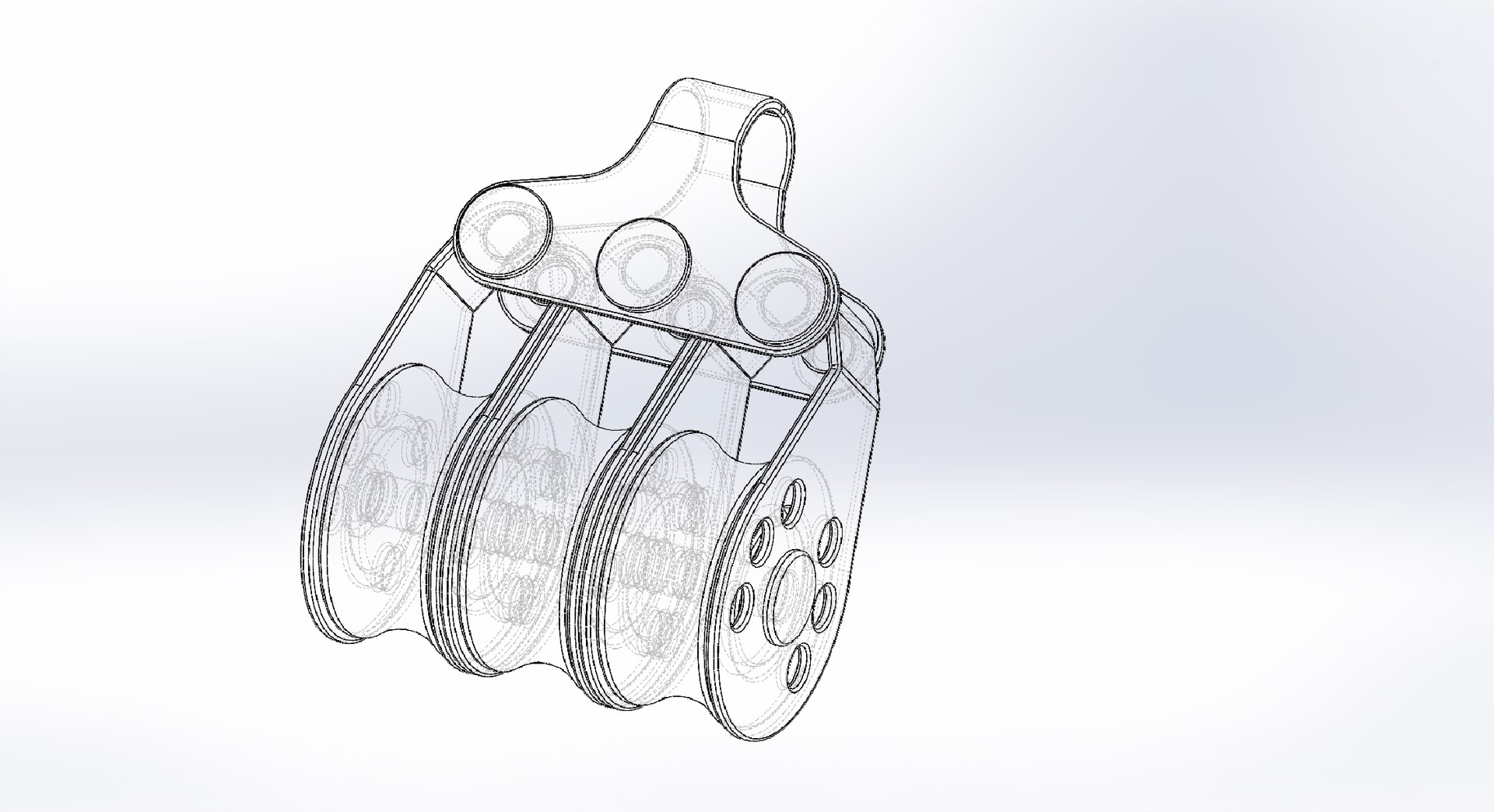3D Triple Pulley Block 6mm Rope - TurboSquid 2025048