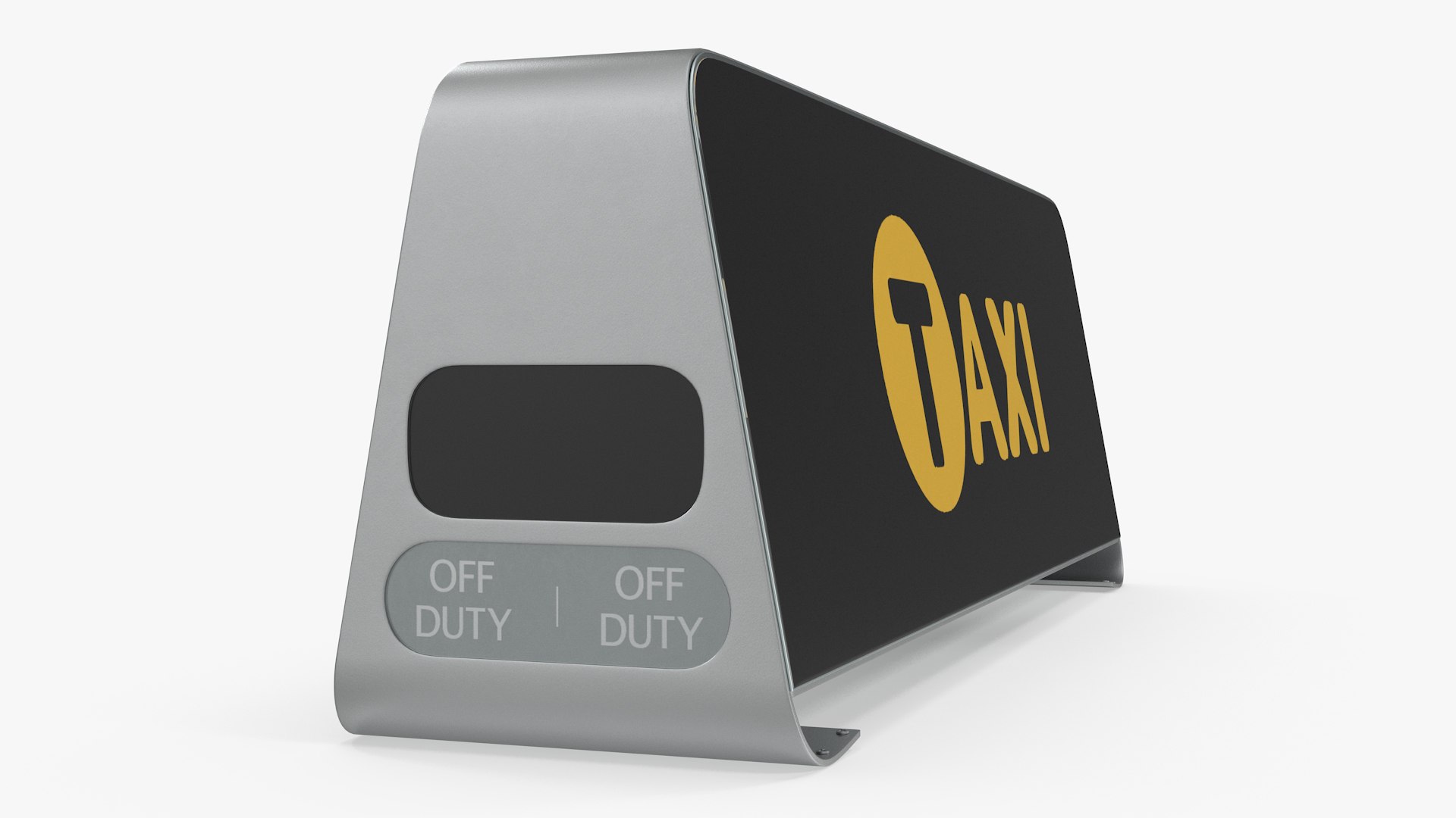 3D Taxi Sign Black - TurboSquid 2028388